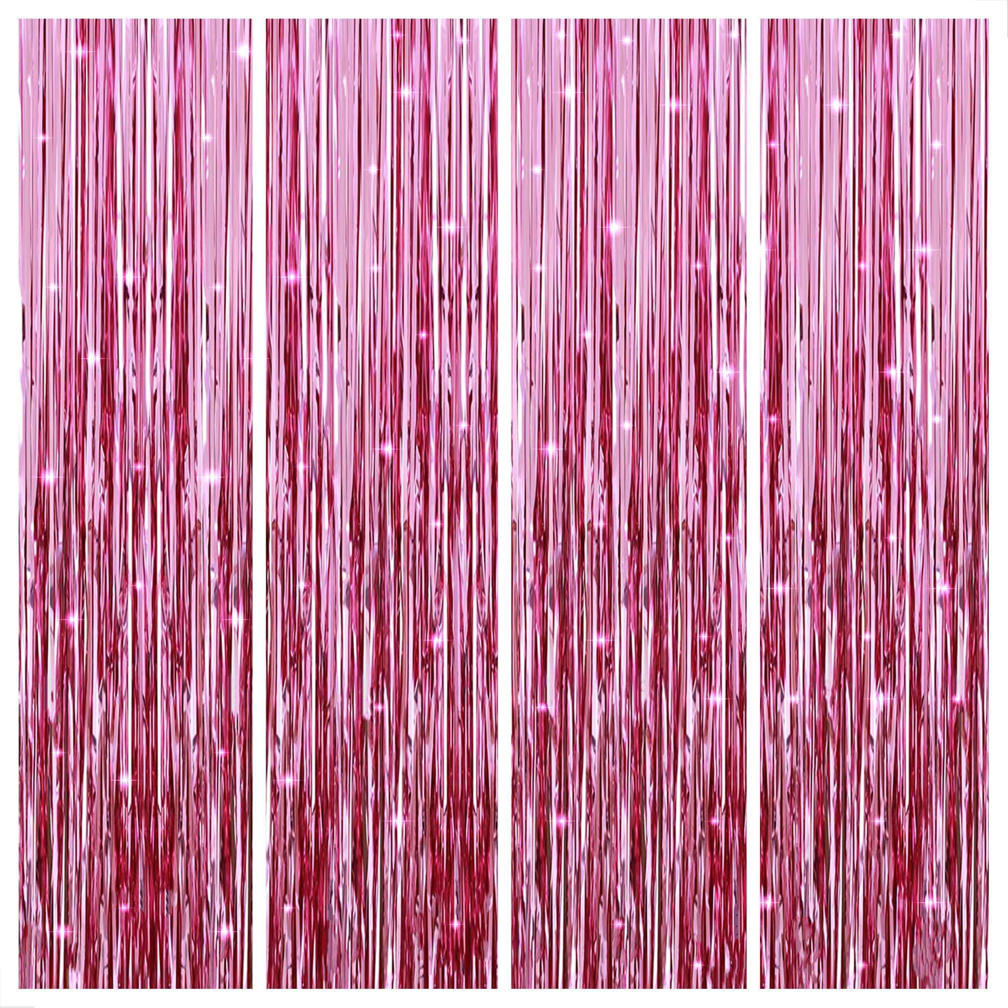 Amazon.com: KatchOn, Pink Backdrop for Pink Party Decorations - 3.2x6.5 ...