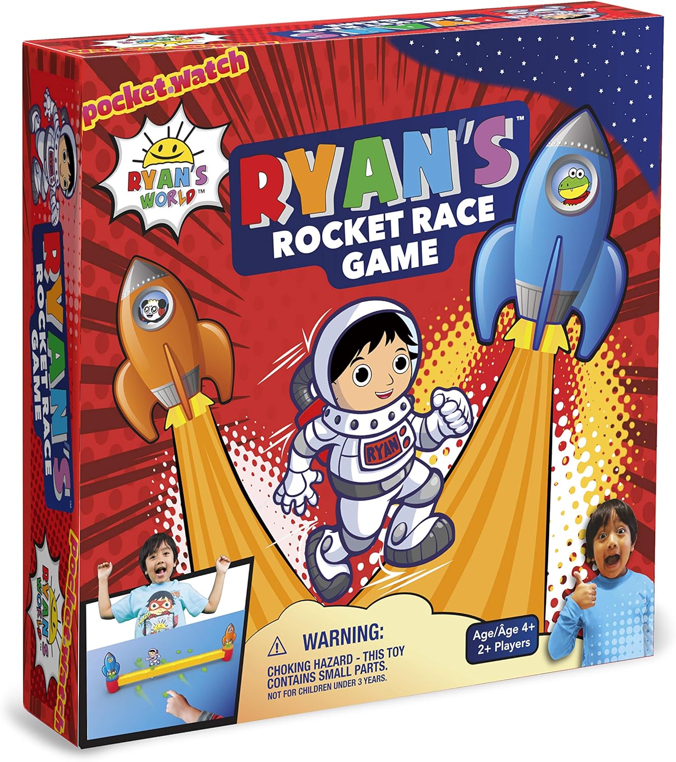 Amazon.com: Buffalo Games Ryan's Rocket Race Game Red : Toys & Games