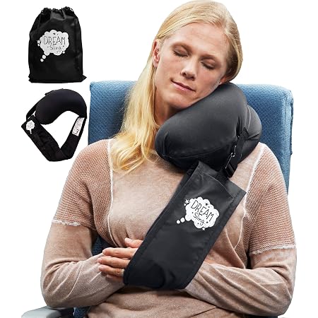 Amazon.com: JenPen 2 Sets Headrest for Airplane Airplane Head Straps ...