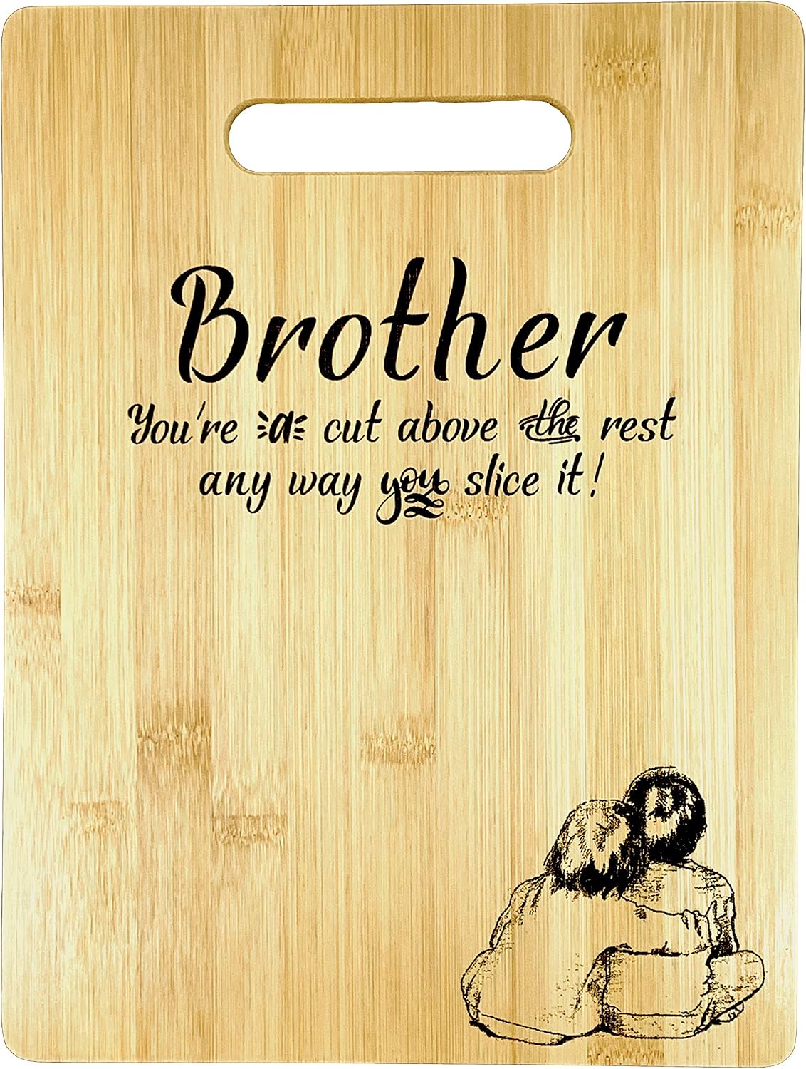 Amazon.com: Gift for Brother-Brother Gift-Cut Above the rest Engraved ...