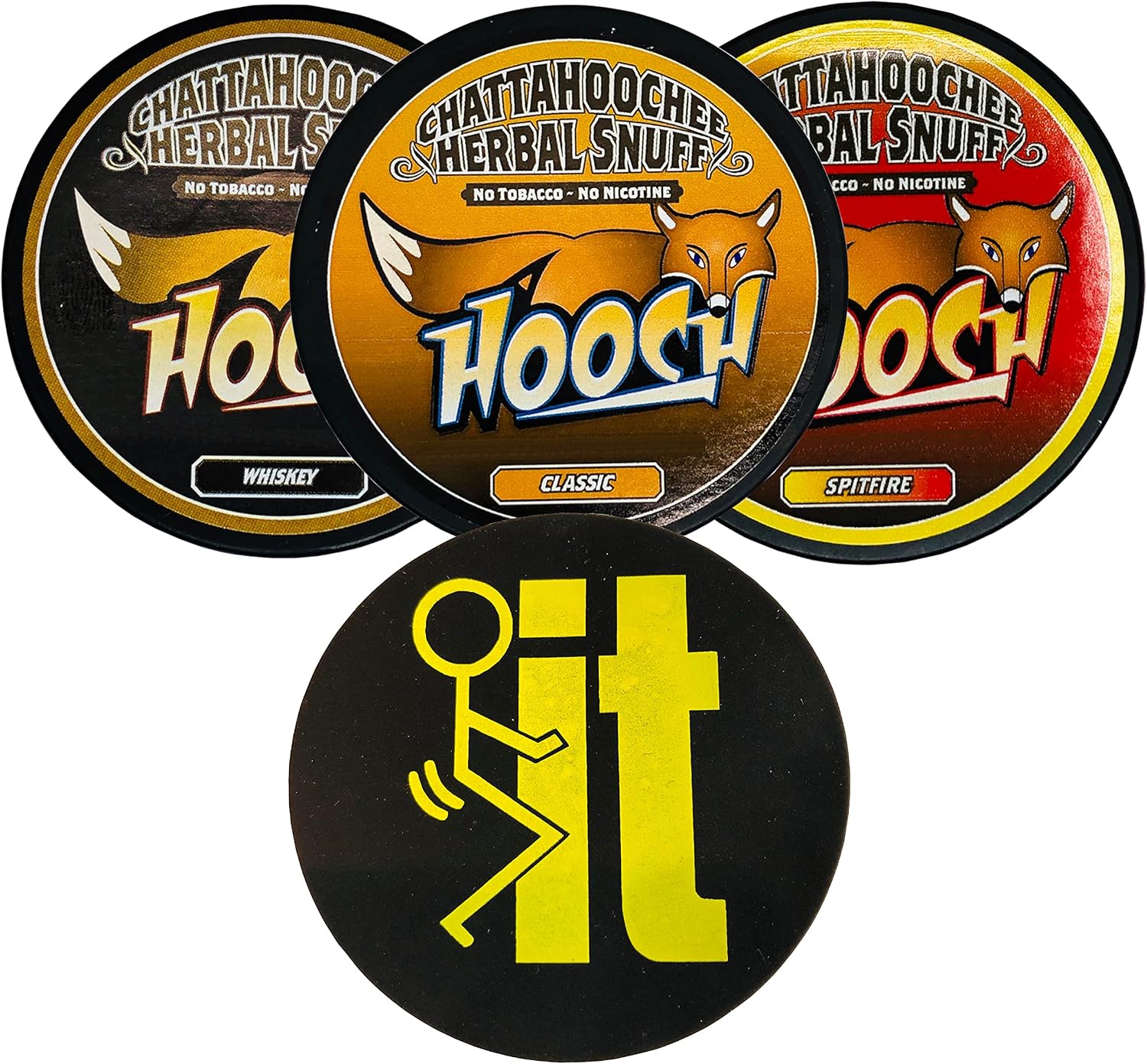 Amazon.com: Hooch Herbal Snuff 3 Can Variety Sampler (Whiskey, Classic ...