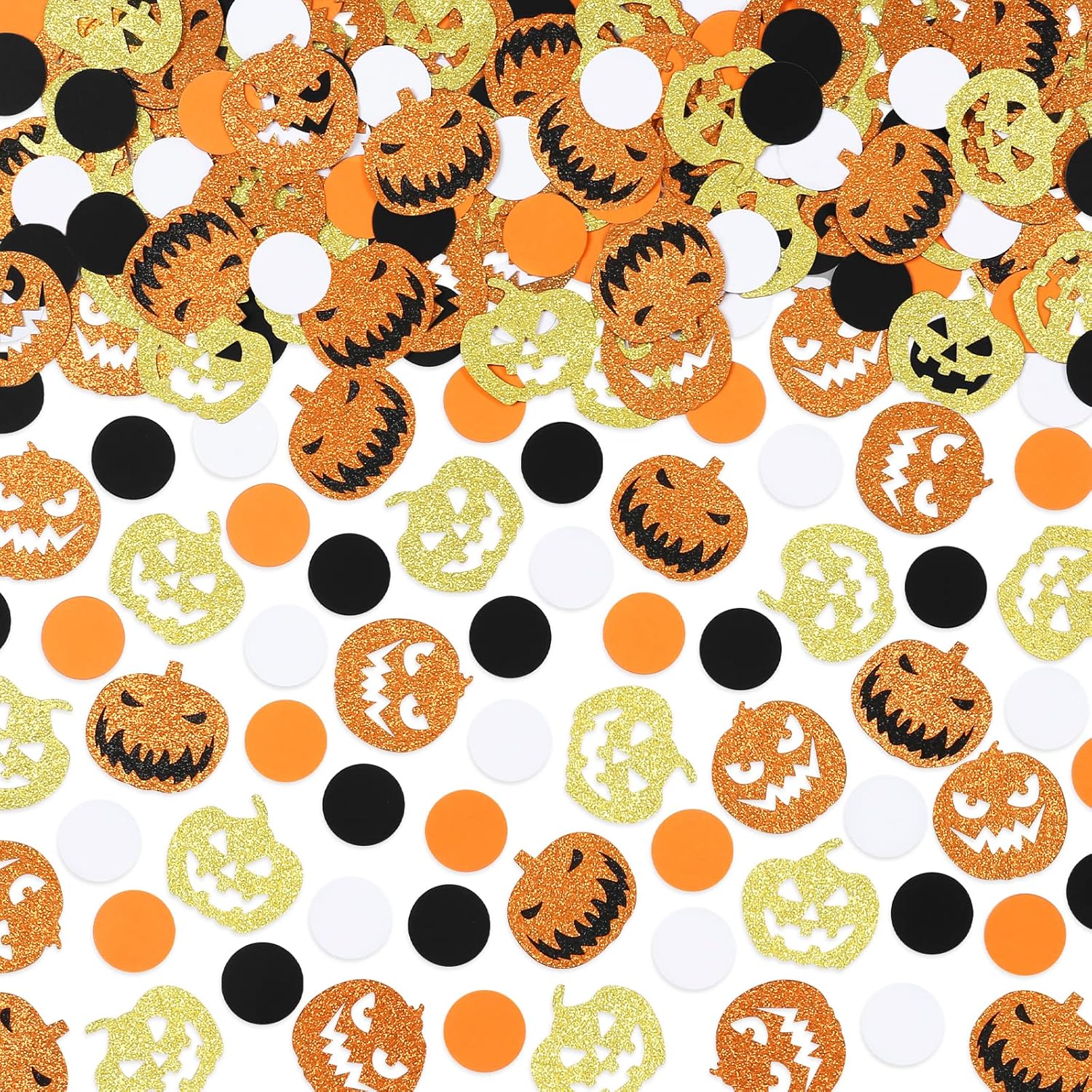 Amazon.com: Halloween Pumpkin Confetti Pumpkin Table Scatter for ...