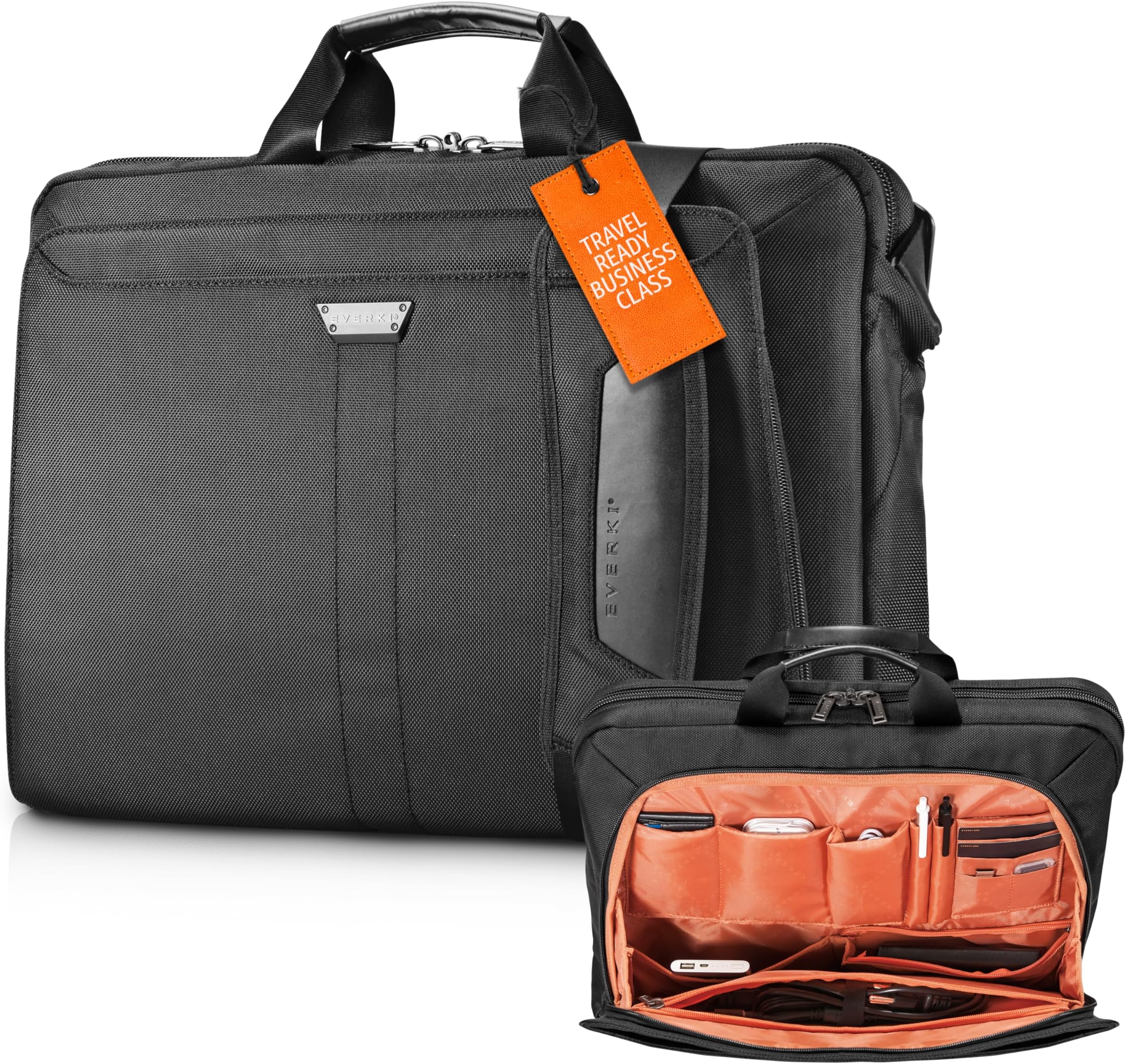 Amazon.com: EVERKI Lunar Large Laptop Briefcase - Water-Repellent ...
