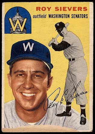 Amazon.com: 1954 Topps # 245 Roy Sievers Washington Senators (Baseball ...