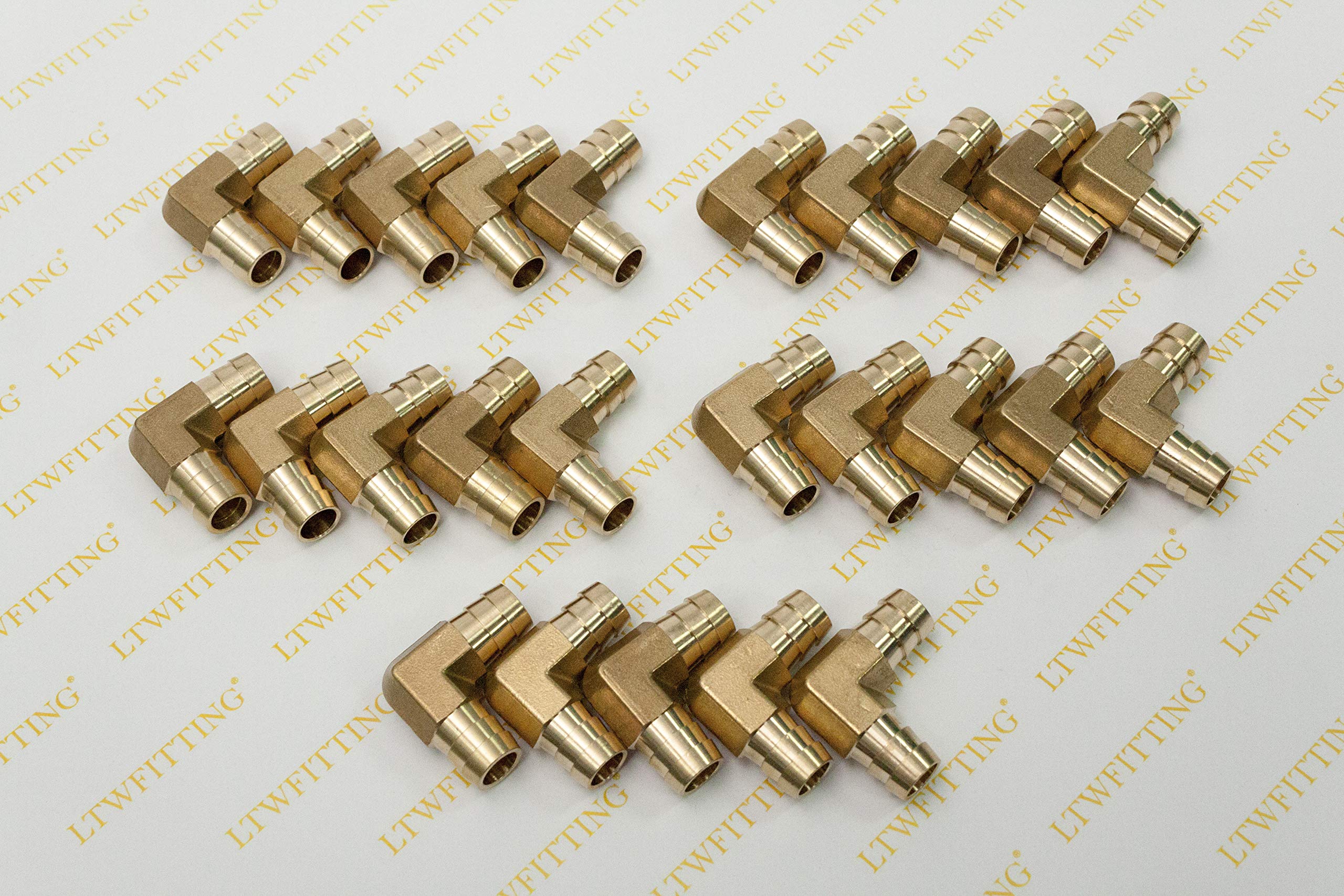Snapklik.com : LTWFITTING 90 Deg Elbow Brass Barb Fitting1/2 Hose ID X ...