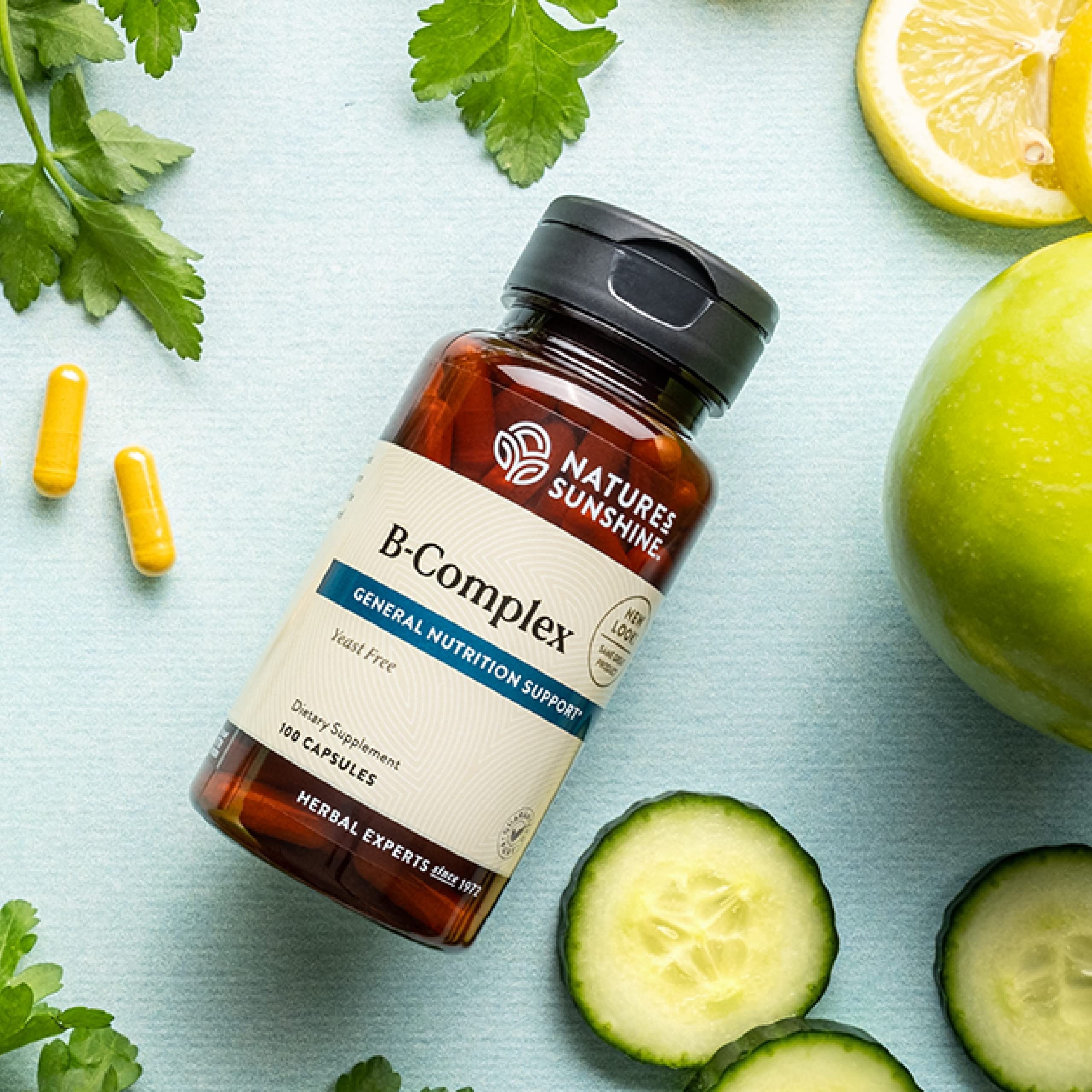 Snapklik.com : Natures Sunshine Vitamin B-Complex 100 Capsules