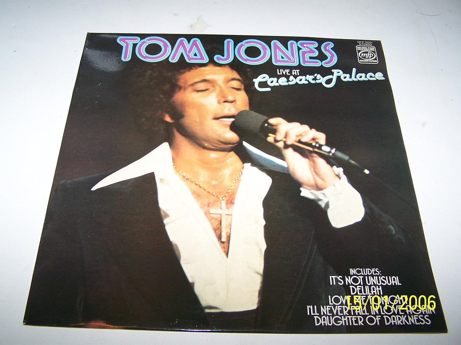 Jones, Tom Live At Caesar's Palace LP Music For Pleasure MFP50351 EX/EX ...