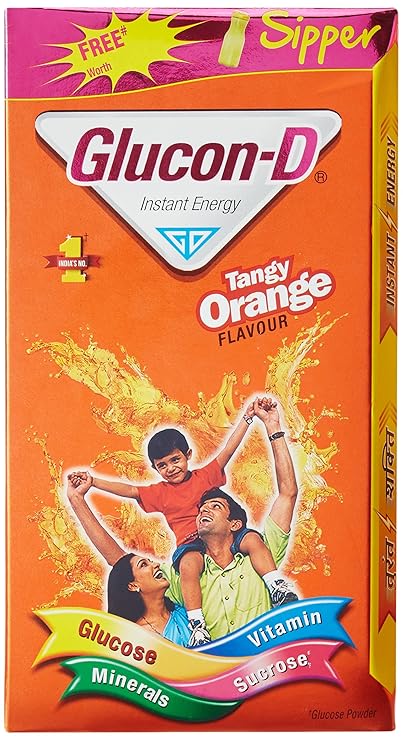 Glucon-D Instant Energy - 1 kg (Orange) with Free Sipper Bottle ...