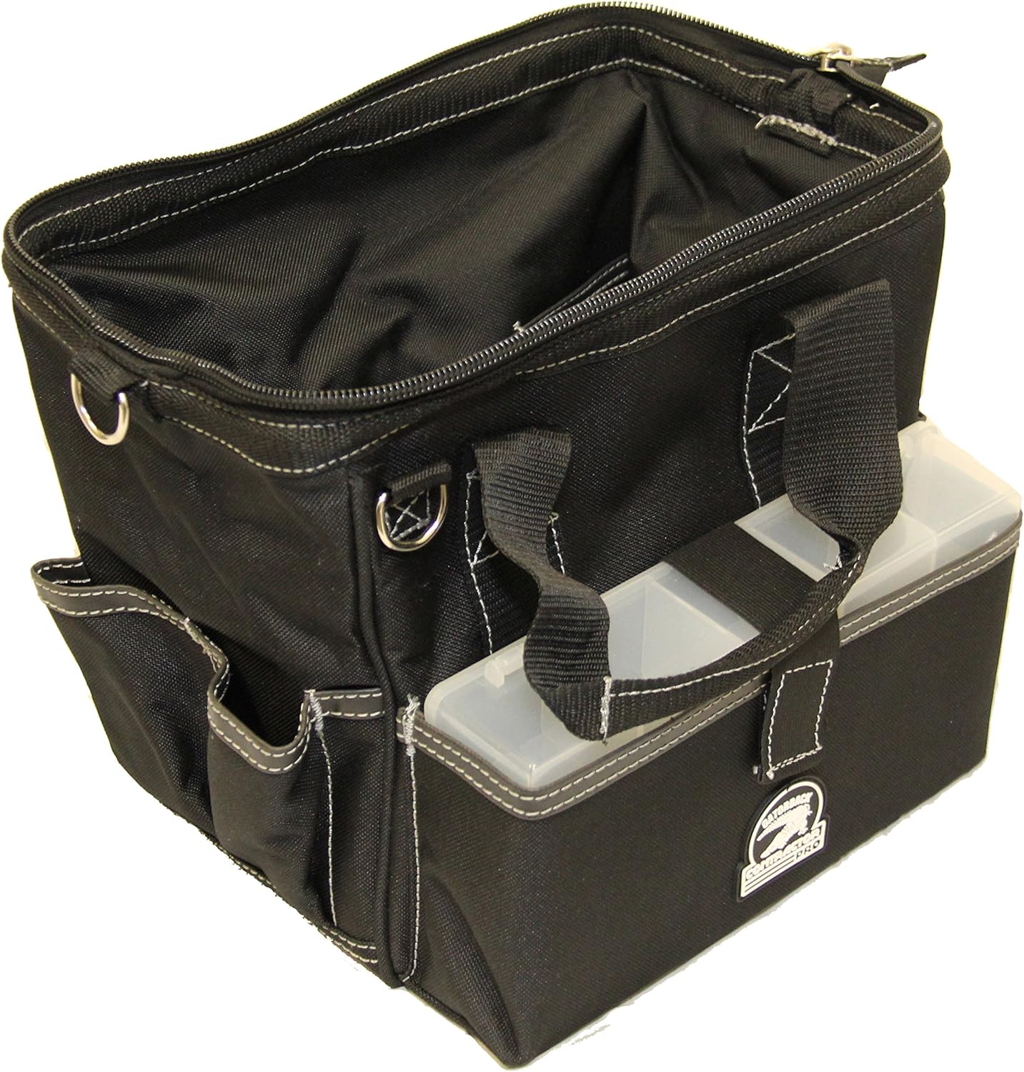 Gatorback B705 Zip-Top Tool Bag w/19 Pockets and Tray. Includes Padded ...