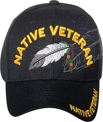 Native Pride Veteran Baseball Hat - Armed Forces Military Native ...