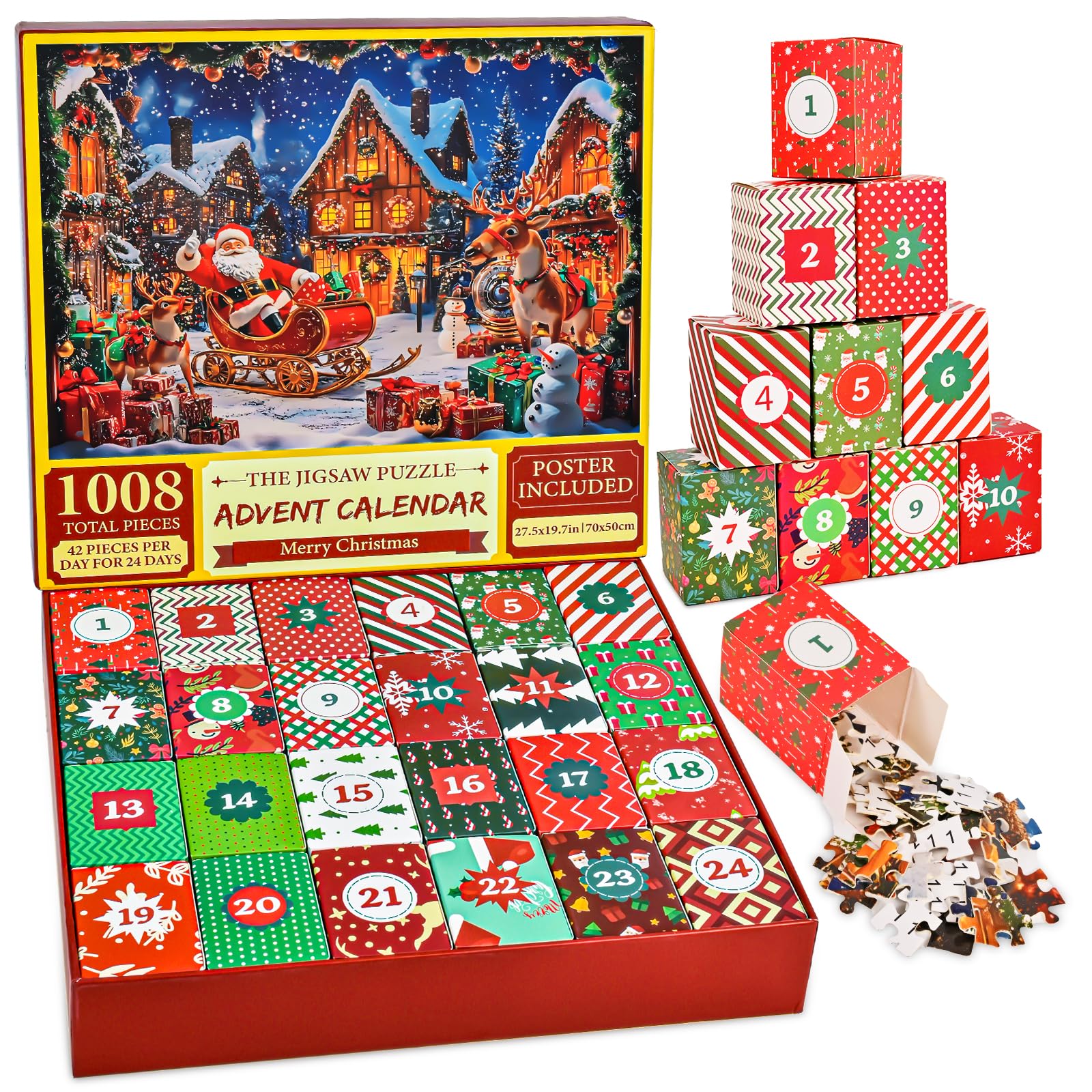Amazon.com: Advent Calendar 2024, Advent Calendar Puzzle Kids Adult ...