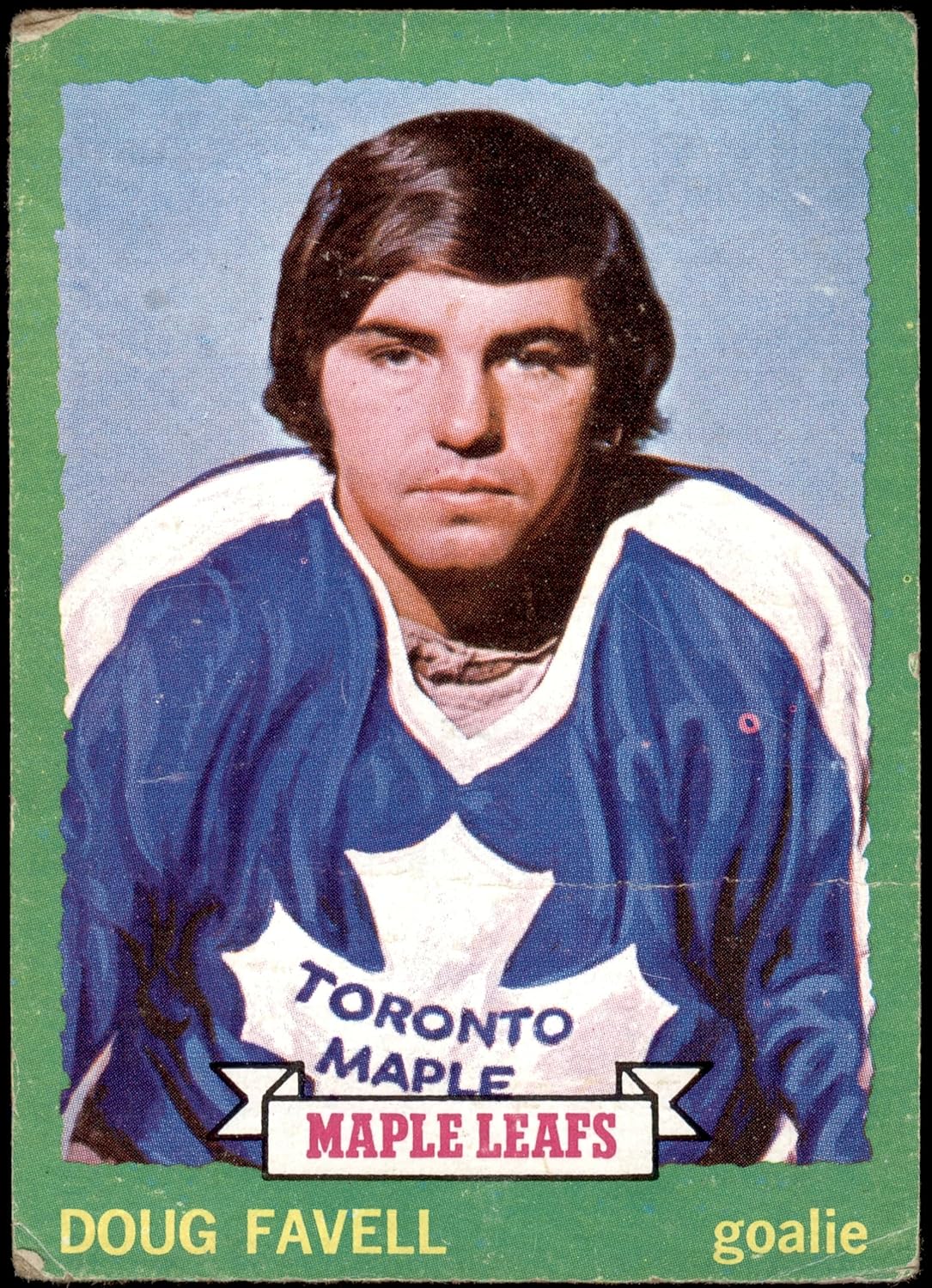 Amazon.com: 1973 Topps # 119 Doug Favell Toronto Maple Leafs (Hockey ...