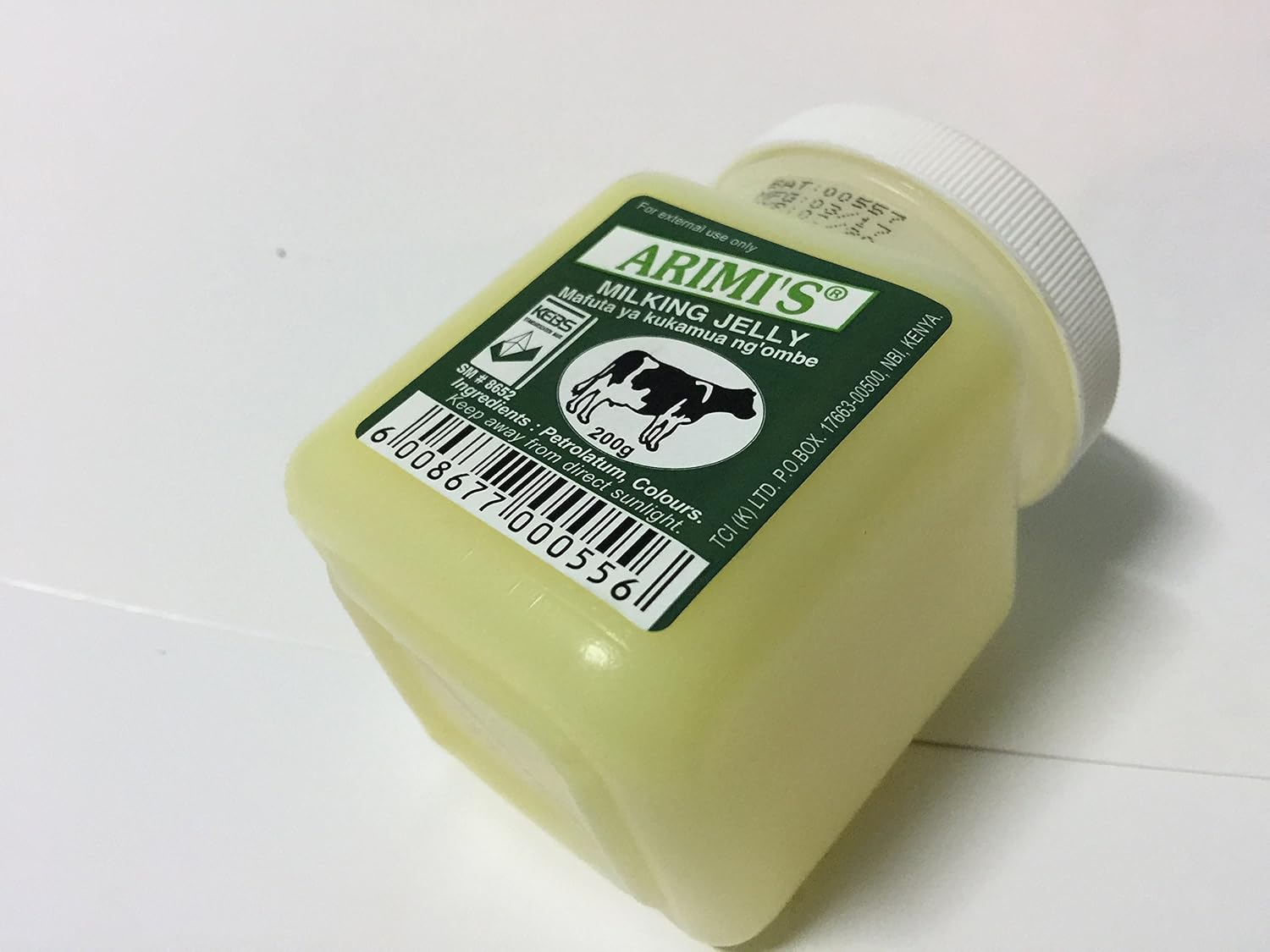 Arimi's Milking Jelly Mafuta Ya Kukamua Ng'ombe 200gms : Amazon.co.uk ...