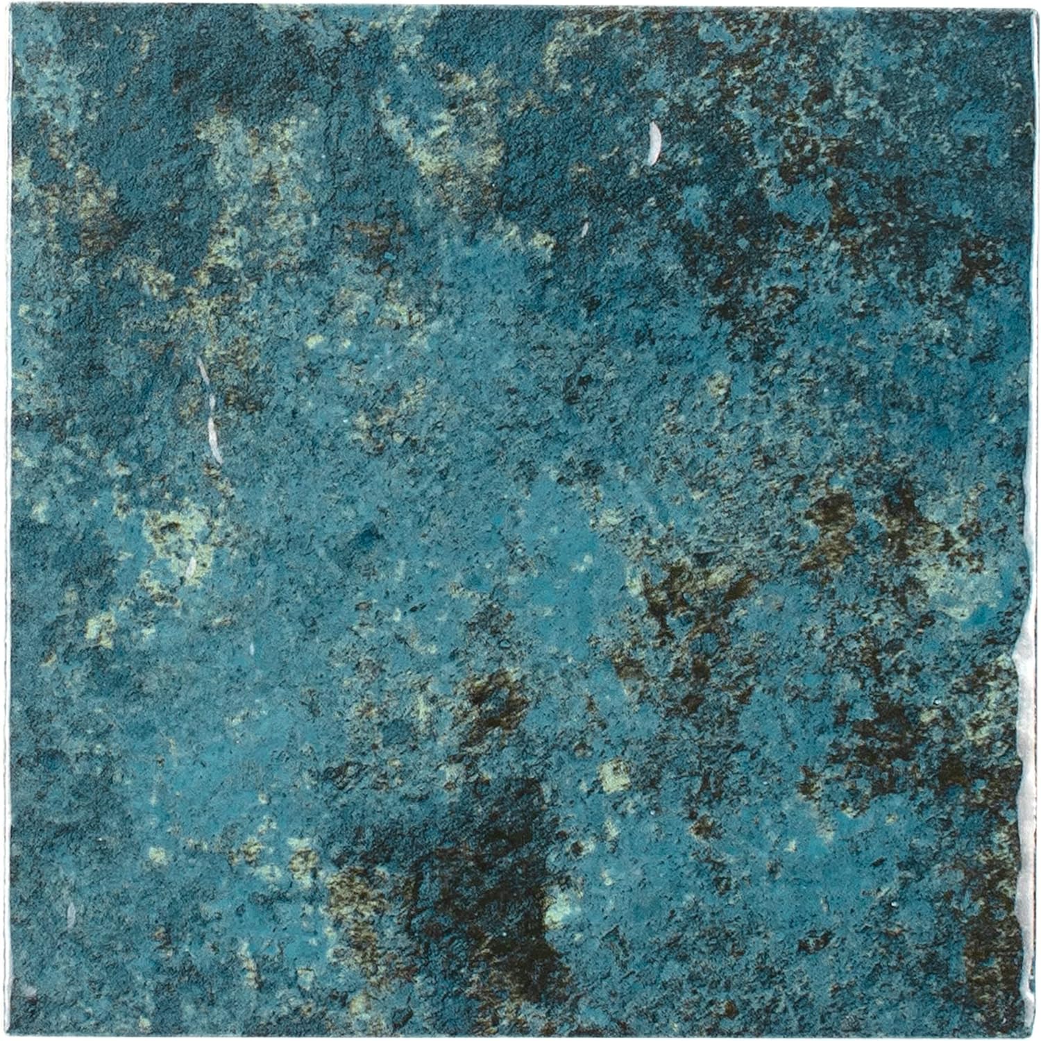 Rustic 6x6 Green Square Glossy Porcelain Kitchen Backsplash Bathroom ...