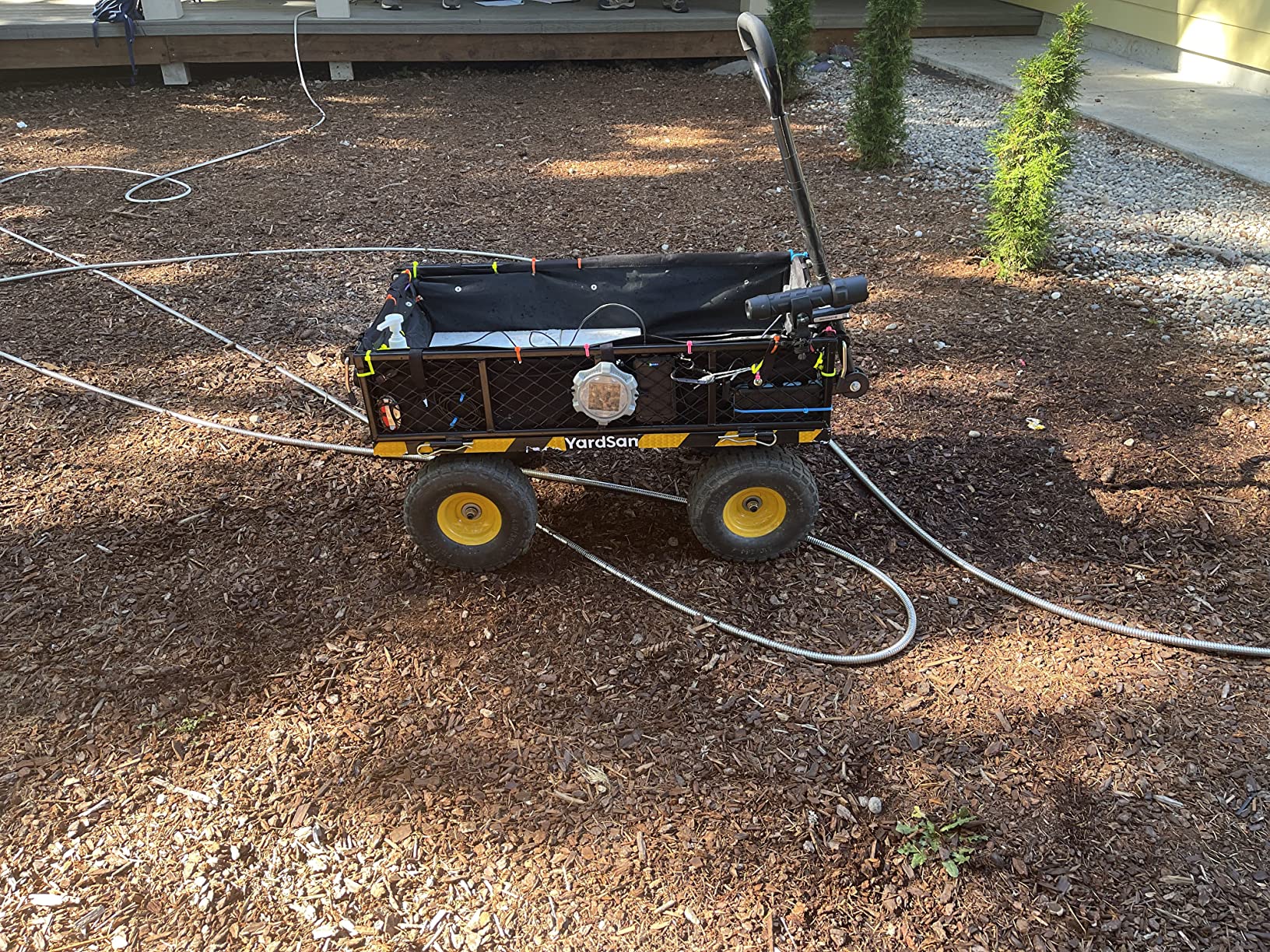 $23/mo - Finance Yardsam Heavy Duty Steel Garden Cart with No-Flat ...