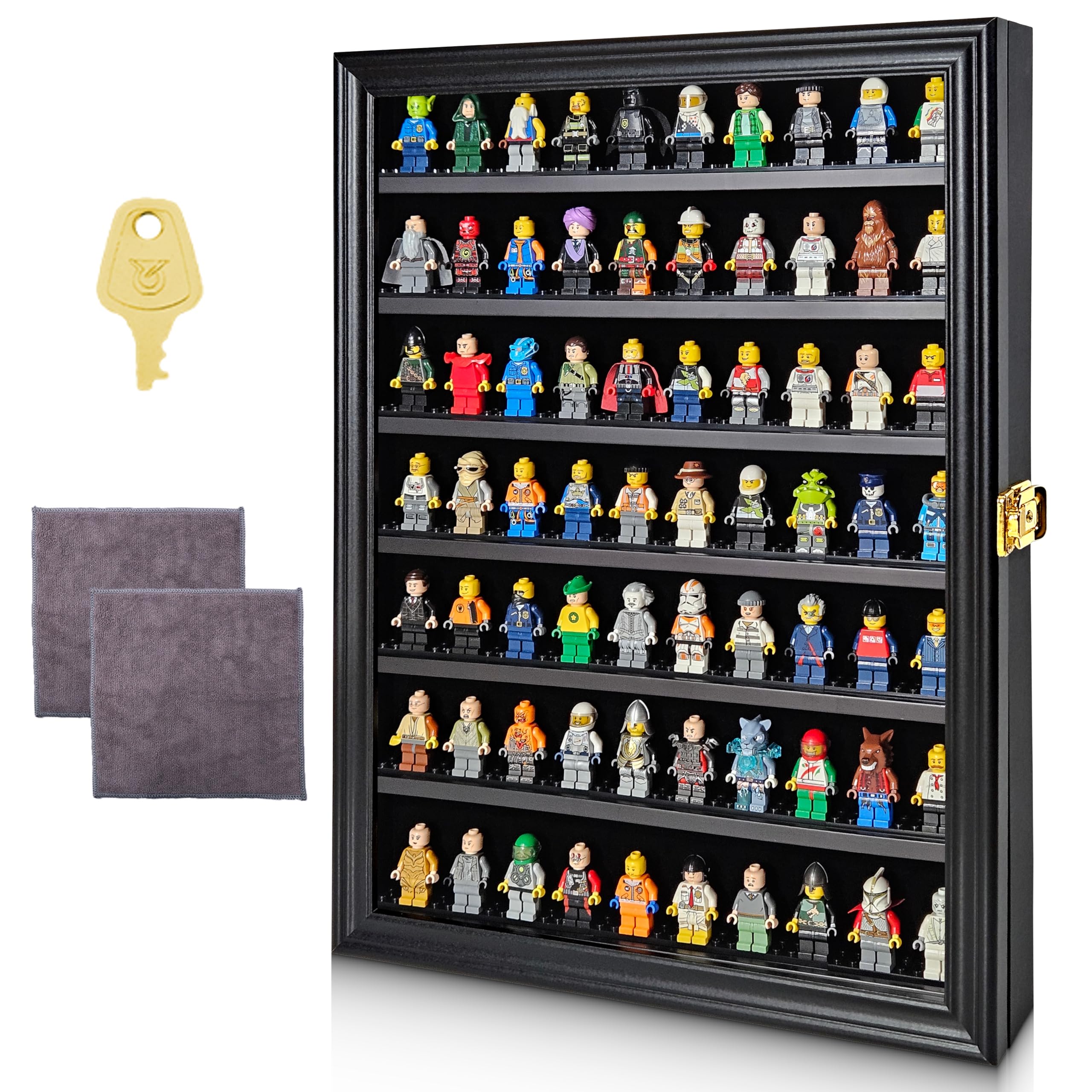 Amazon.com: Hatovo Minifigure Display Case - Collectible Toy Minifigure ...