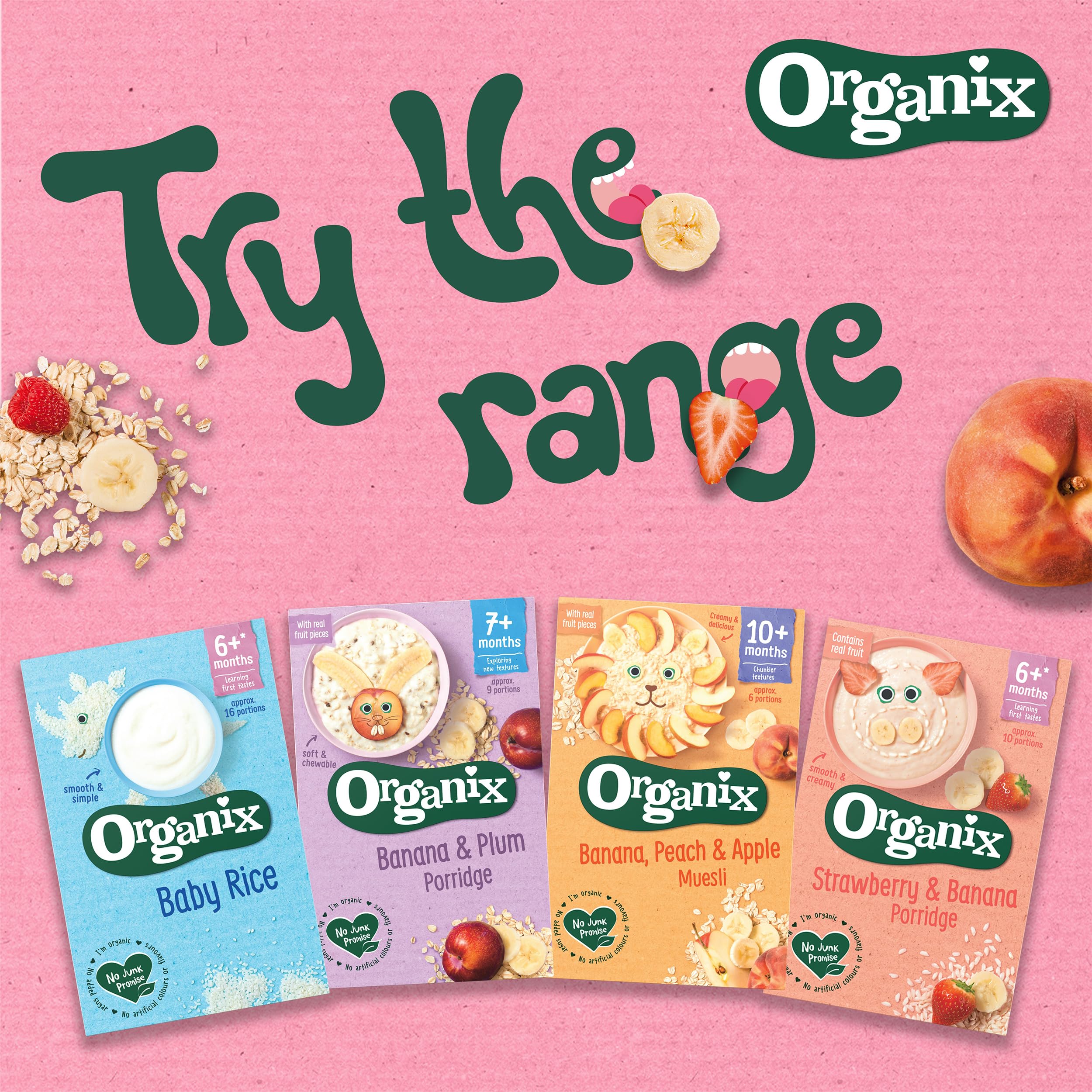 Organix Organix Alphabet Toddler Snack Biscuits 5x25g | Planet Organic