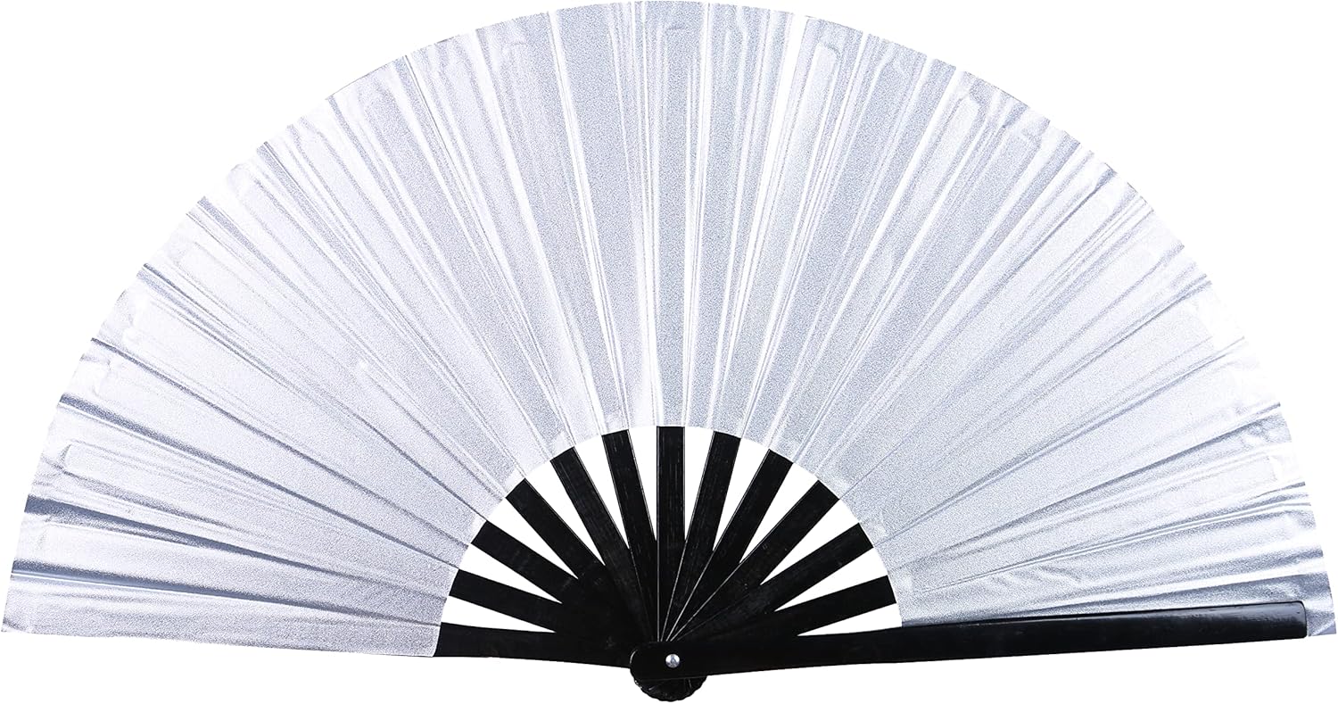 Amazon.com: Gionforsy 1pcs Rave Hand Fan Bamboo Holding Hand Fan Large ...
