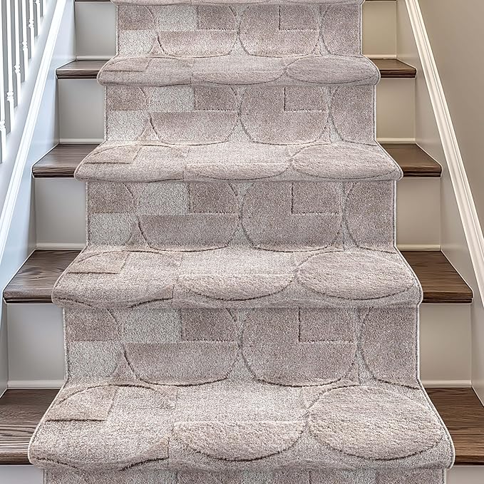Amazon.com: Well Woven Custom Size Hallway & Stair Runner- Harlow ...
