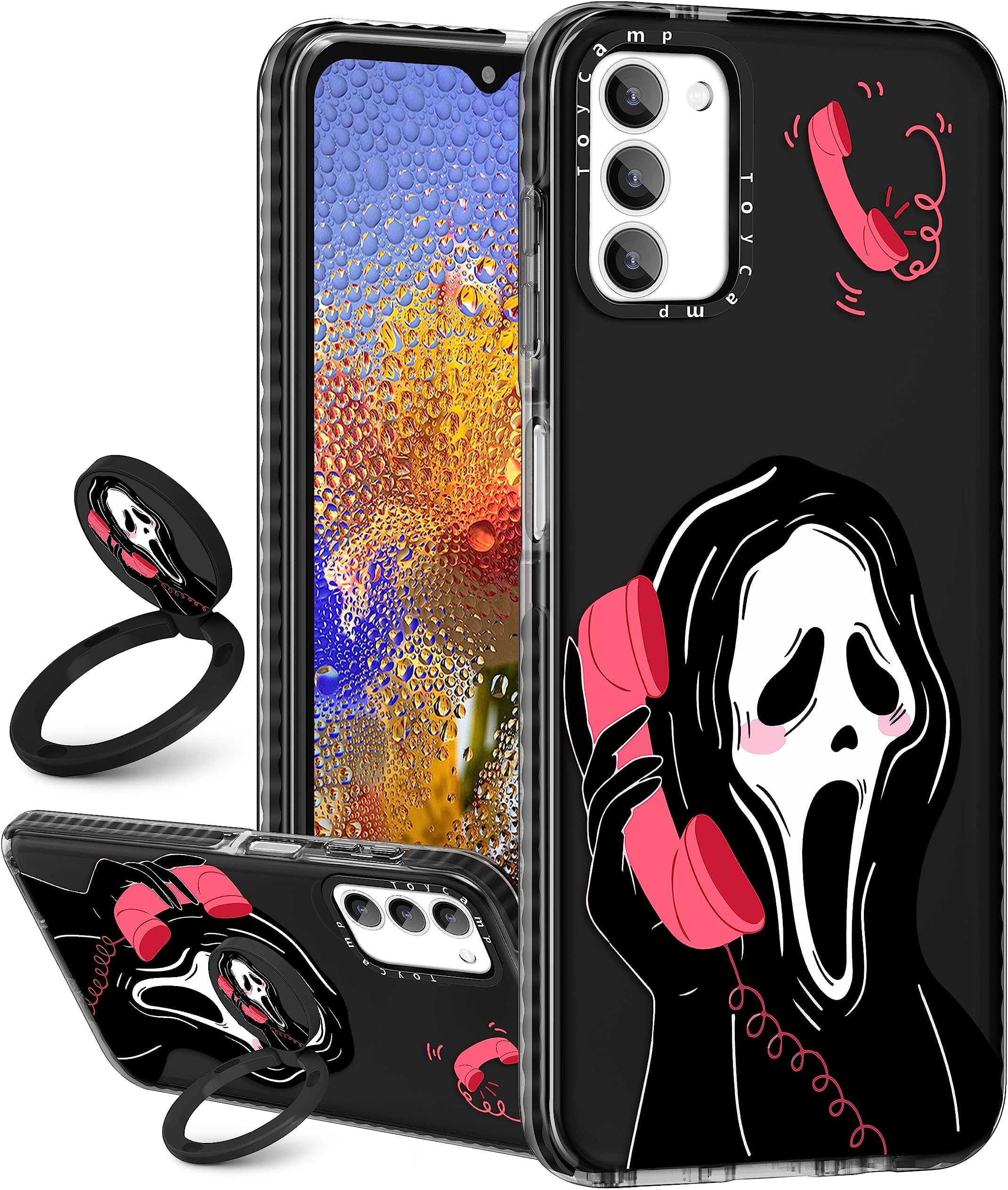 Amazon.com: Toycamp for Samsung Galaxy A03S Phone Case with Ring Holder ...