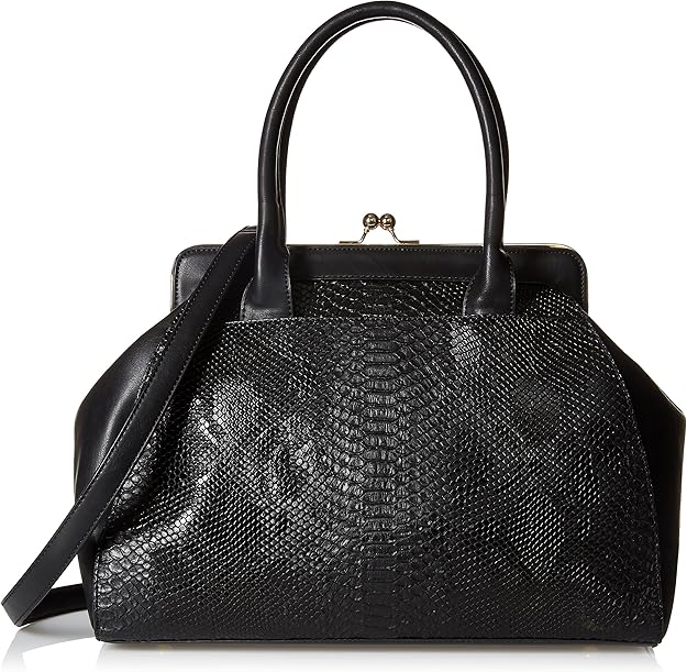 MG Collection Doctor Framed Bag, Black, One Size: Handbags: Amazon.com