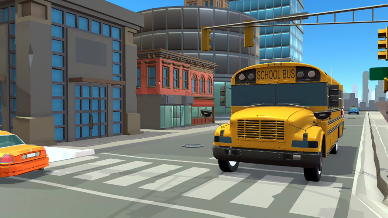 Blocky Highschool Bus Student Transport Simulator 3D - App on Amazon ...