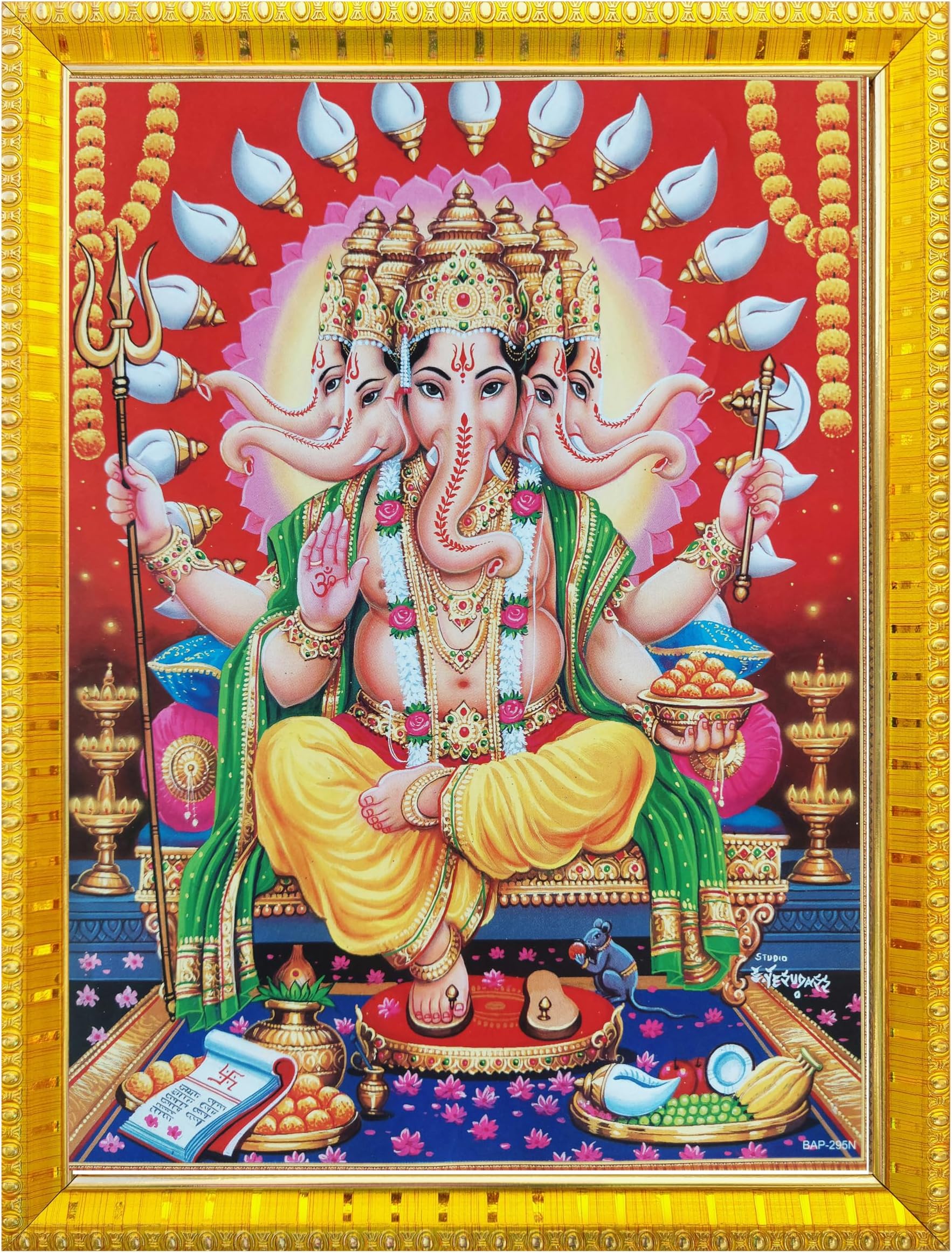Koshtak Panchmukhi Ganesh ji/ganpati Bappa ji Giving blessing Photo ...