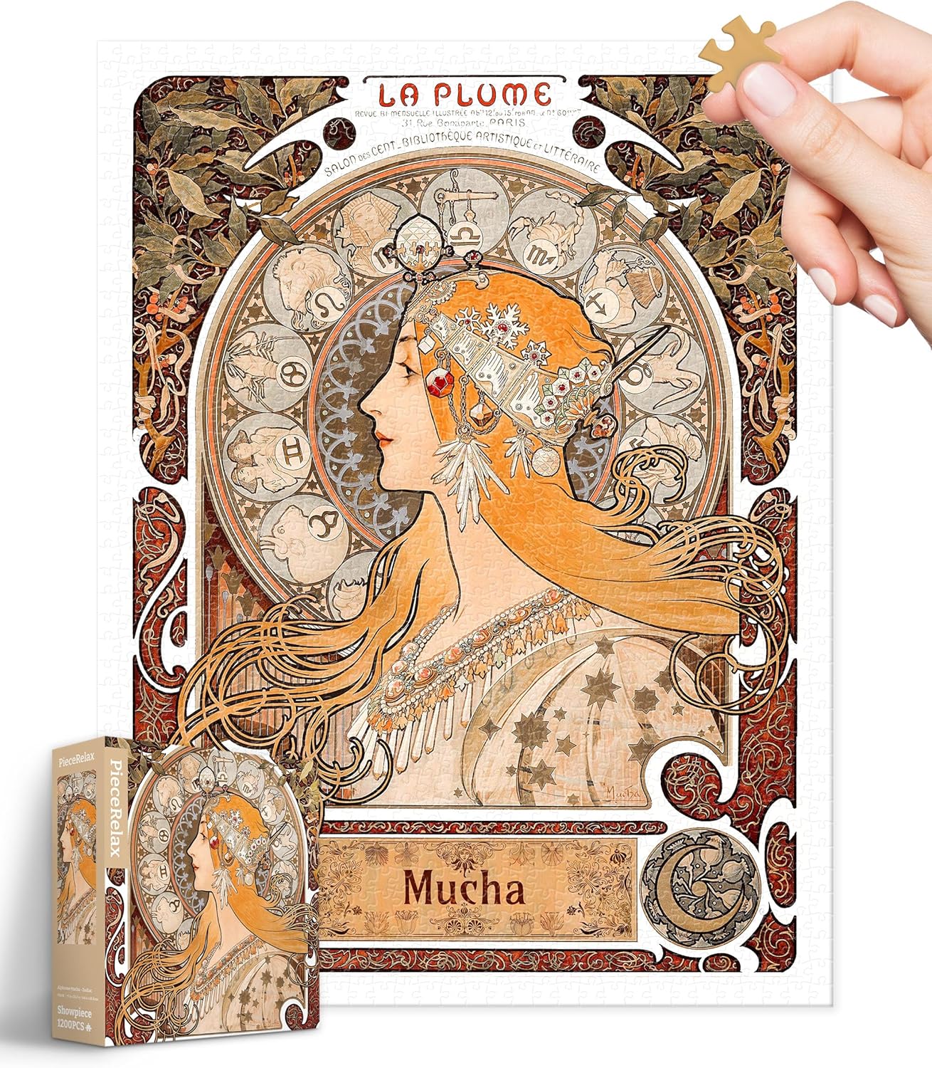 Amazon.com: PieceRelax Plastic Jigsaw Puzzles for Adults 1200 Pieces ...