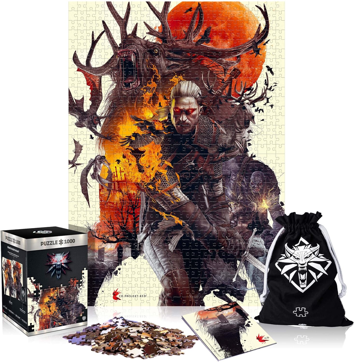 Amazon.com: The Witcher 3: Wild Hunt Monsters | 1000 Piece Jigsaw ...