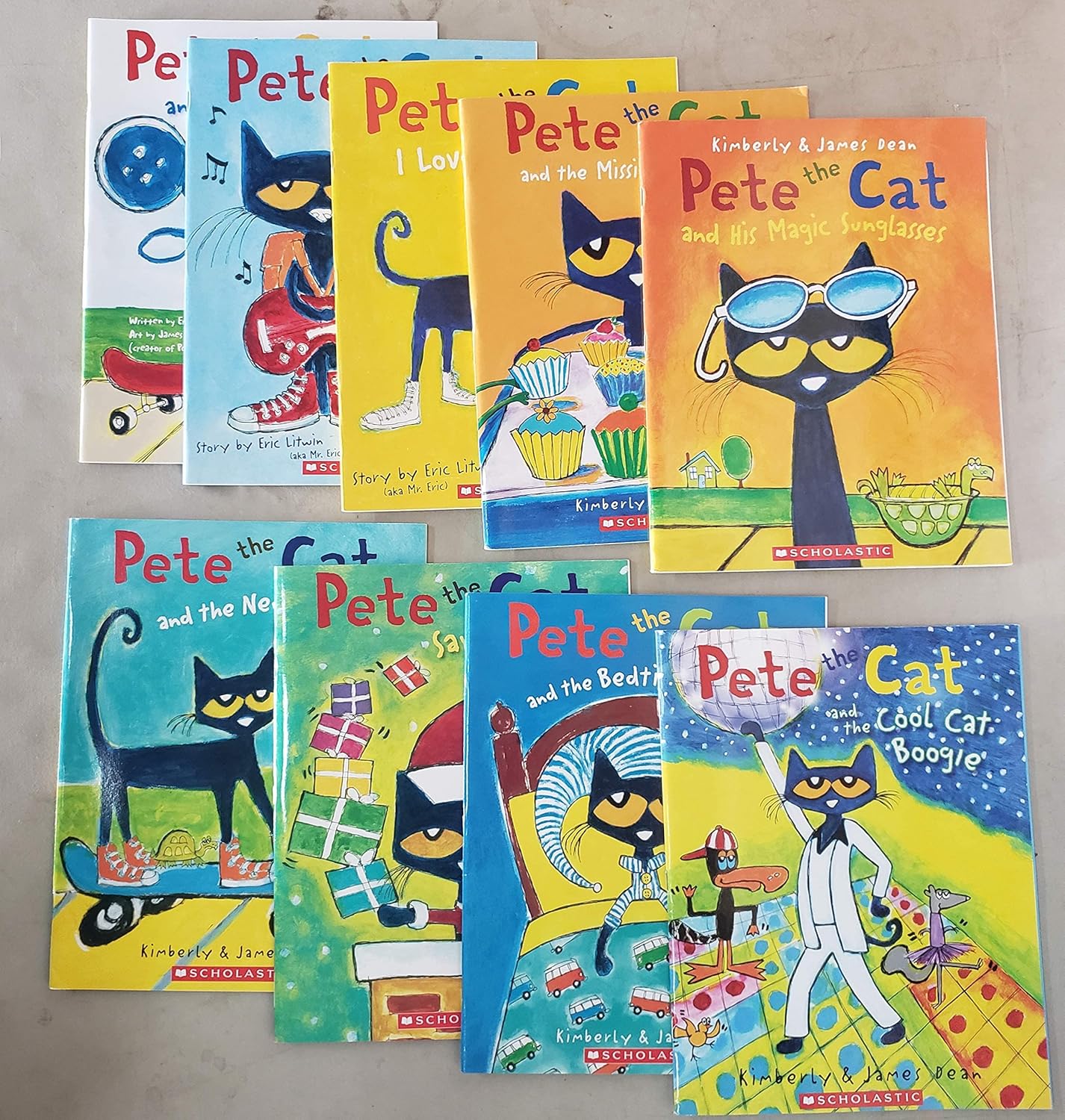 Pete the Cat: 9 book Set: Eric Litwin: 9781338567137: Amazon.com: Books