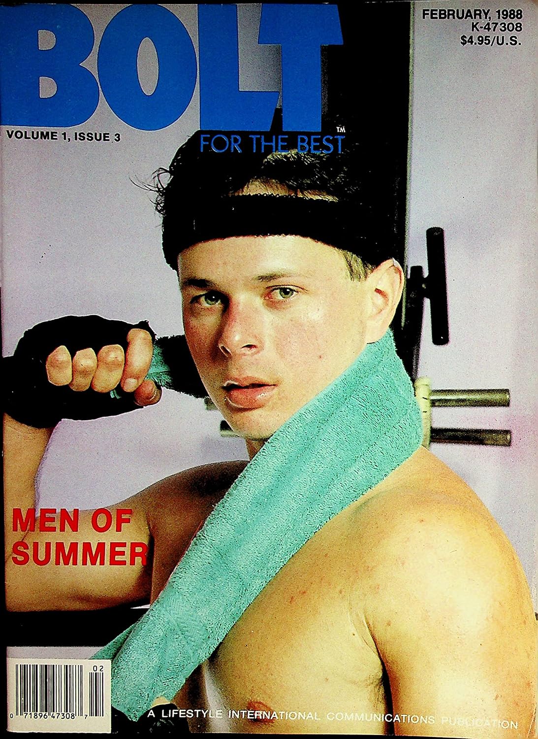 Bolt Gay Men's Magazine Men Of Summer/Cole Carpenter February 1988 at ...