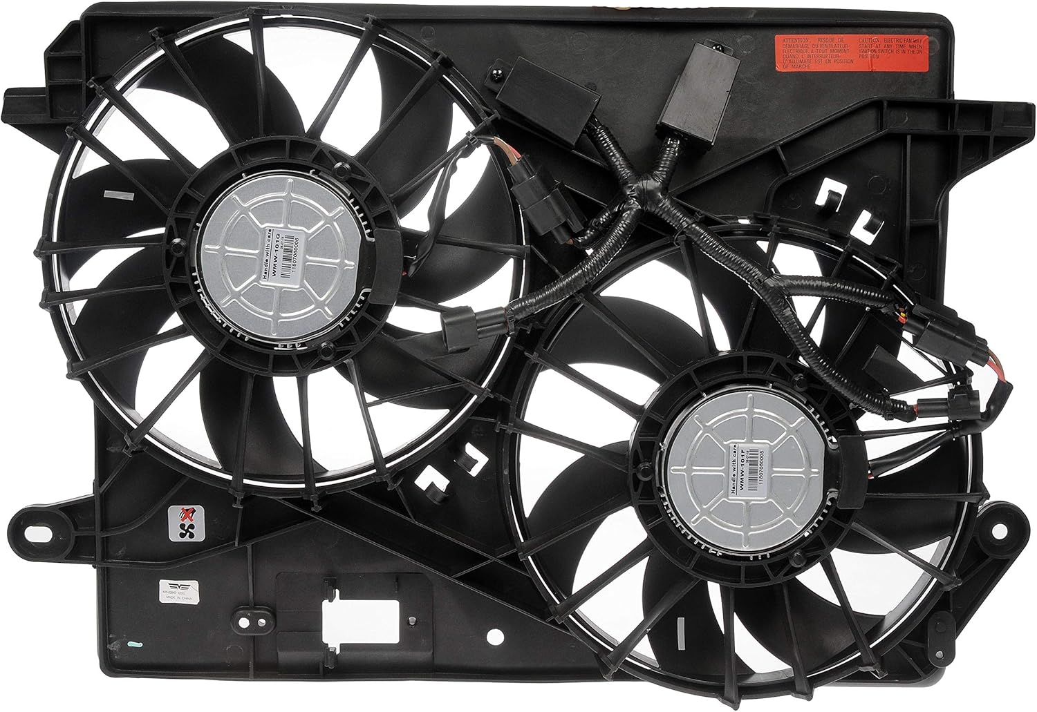 Amazon.com: Dorman 620-039XD Dual Fan Assembly With Brushless Motors ...