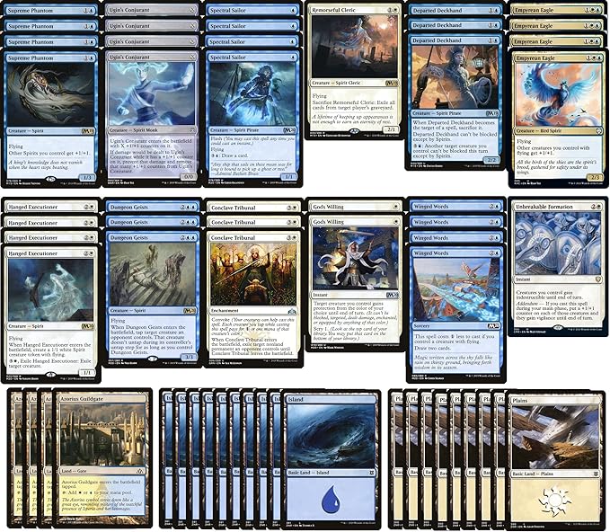 Spirit Deck - Blue White - Very Powerful - Modern Legal - Custom Built ...