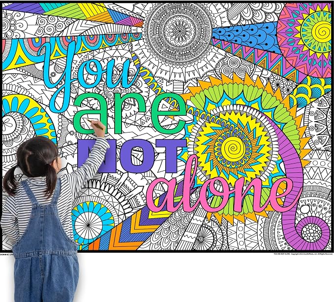 Amazon.com: Giant Coloring Poster - The Original Jumbo Coloring Poster ...