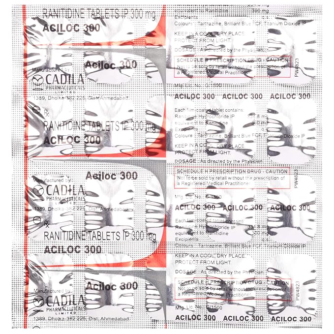 Aciloc 300 - Strip of 20 Tablets : Amazon.in: Fashion