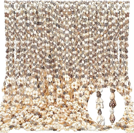 Amazon.com: Misdary 30 Pcs Hawaiian Shell Leis Bulk Sea Shell Leis Luau ...