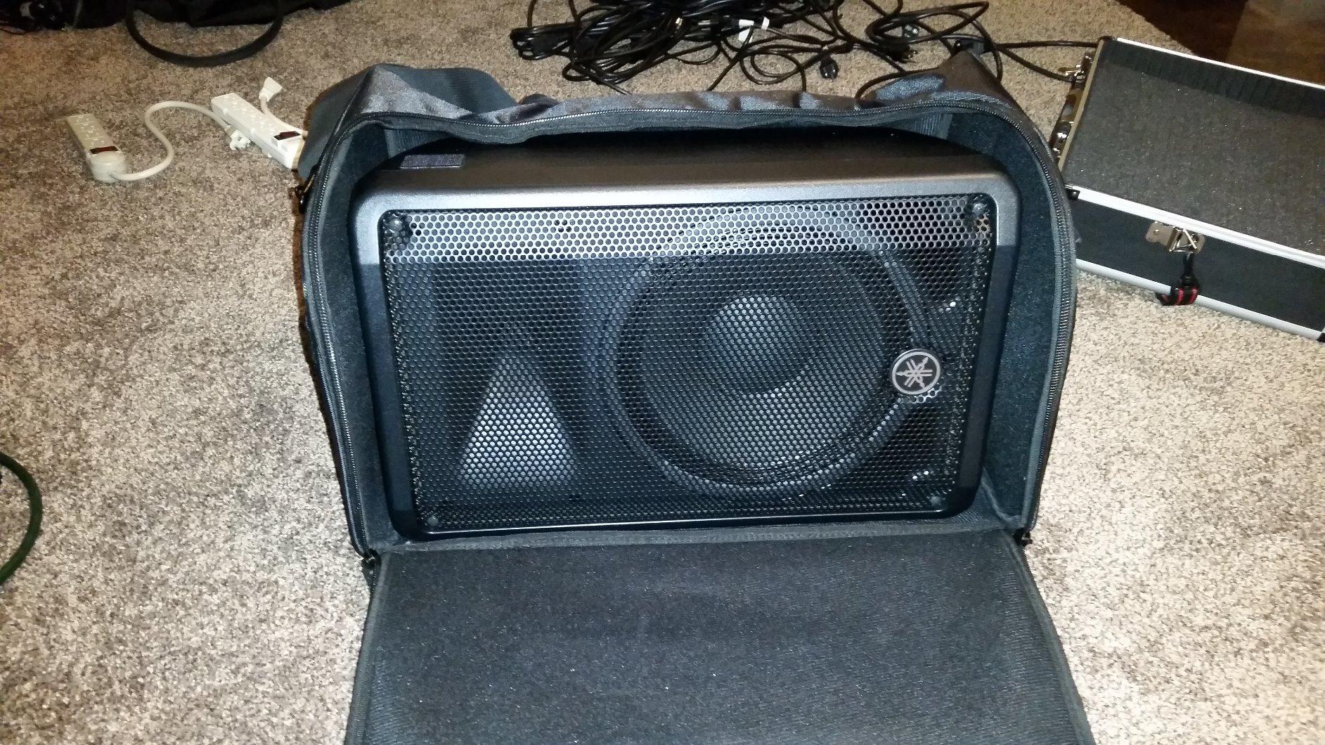 Amazon.com: Stagg SPB-12 Carrier Bag for 12-Inch Molded Speaker ...