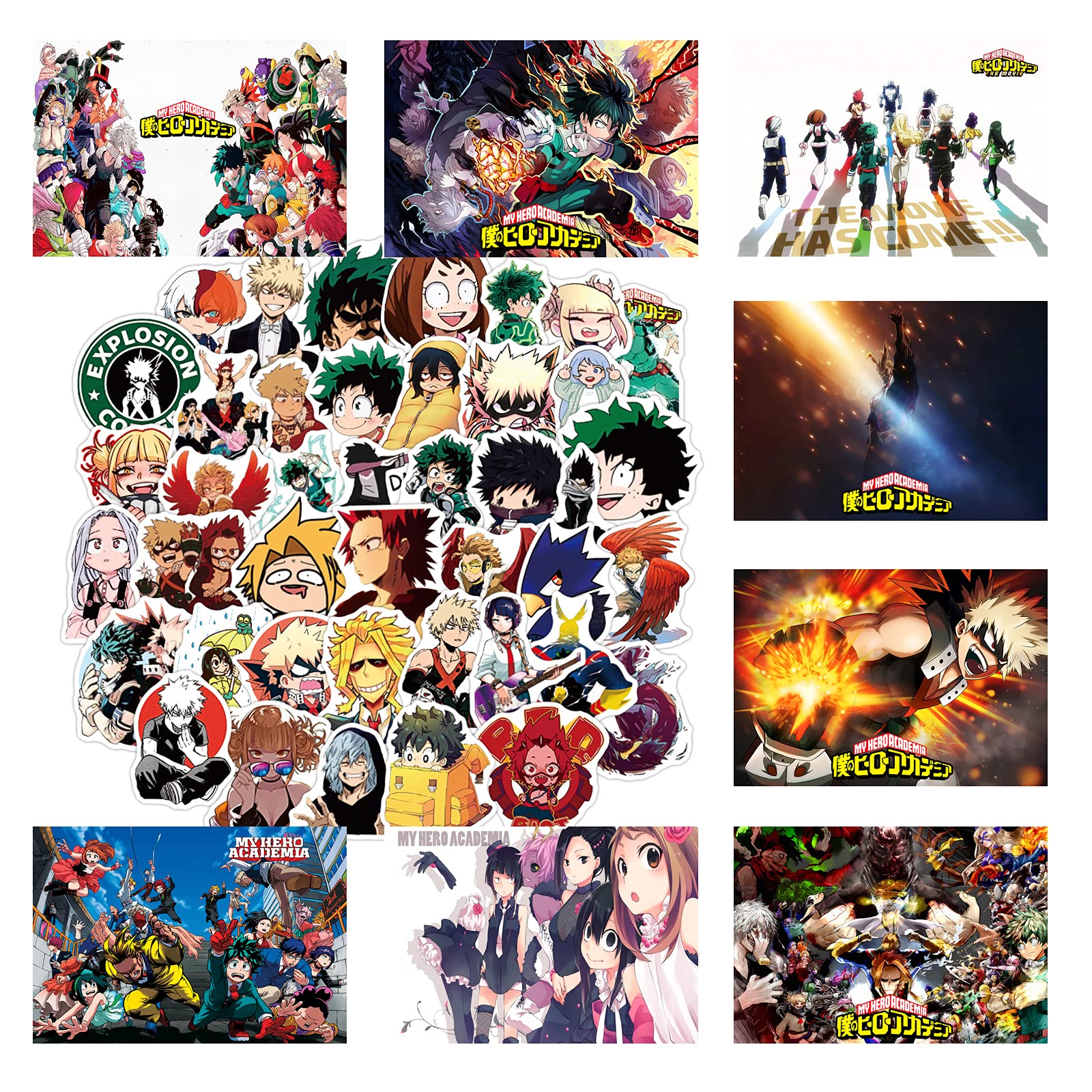 My Hero Academia Posters Wall Decor Anime Mha Merch Art | Desertcart ...