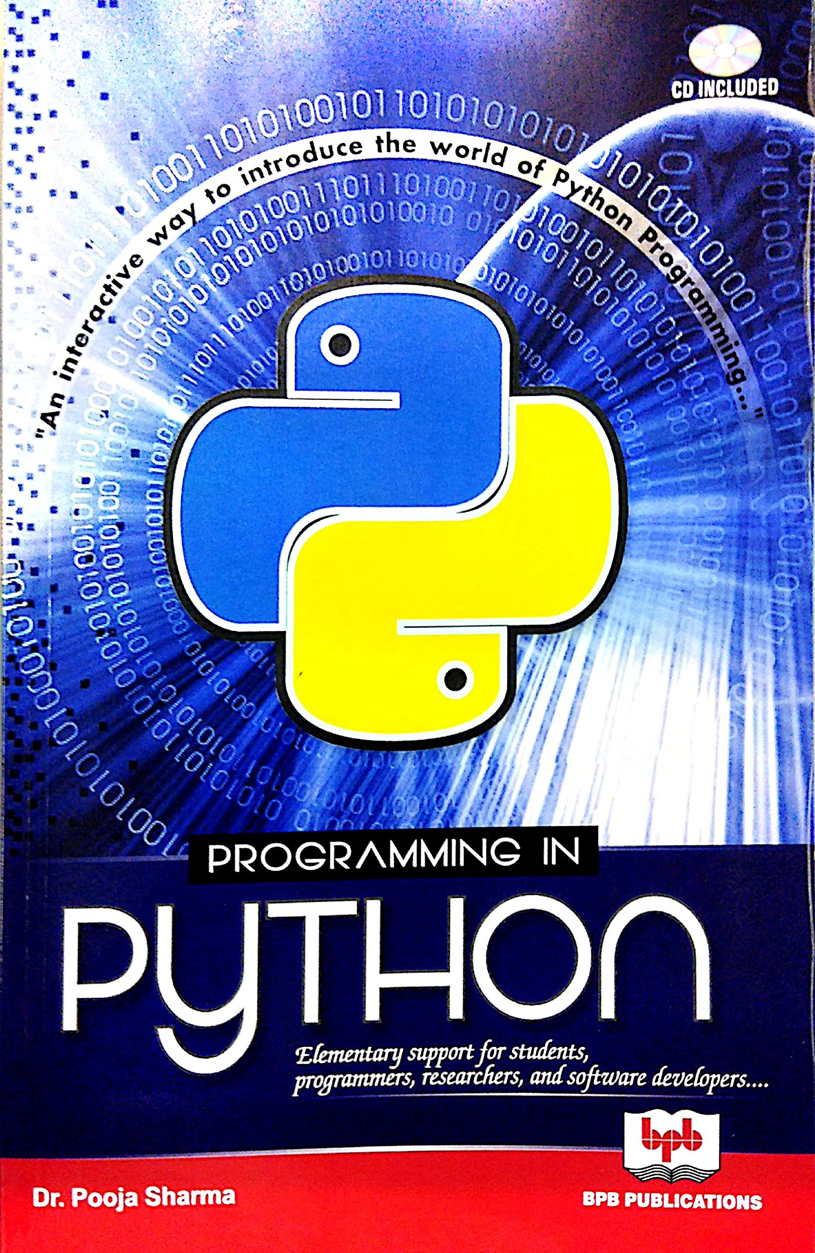 Programming in Python : Pooja Sharma: Amazon.in: Books
