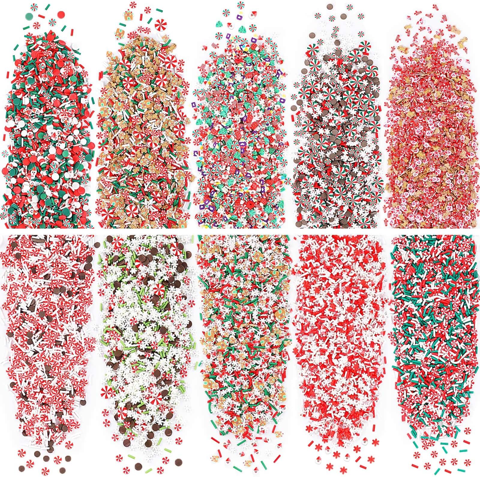 Amazon.com: DTOFOOT Christmas Fake Sprinkles, 200 Grams Fake Chocolate ...