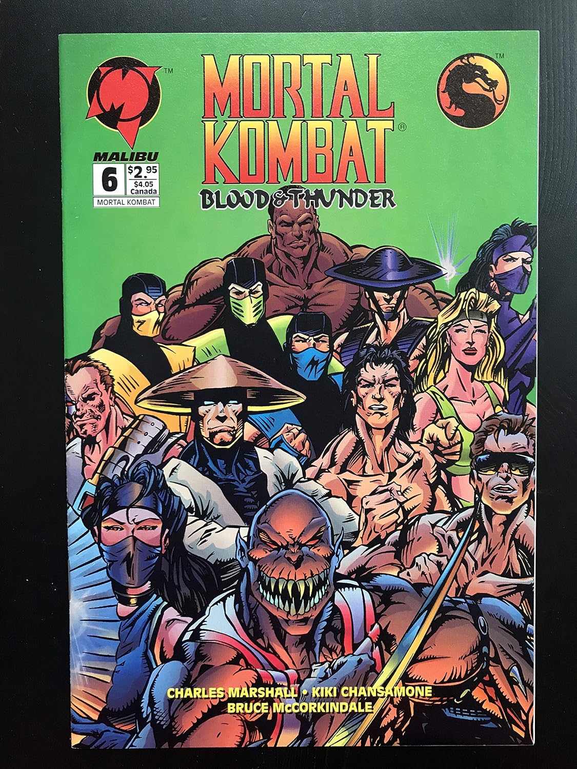 Amazon.com: Mortal Kombat Blood and Thunder #6 1994 Malibu Comic Book ...