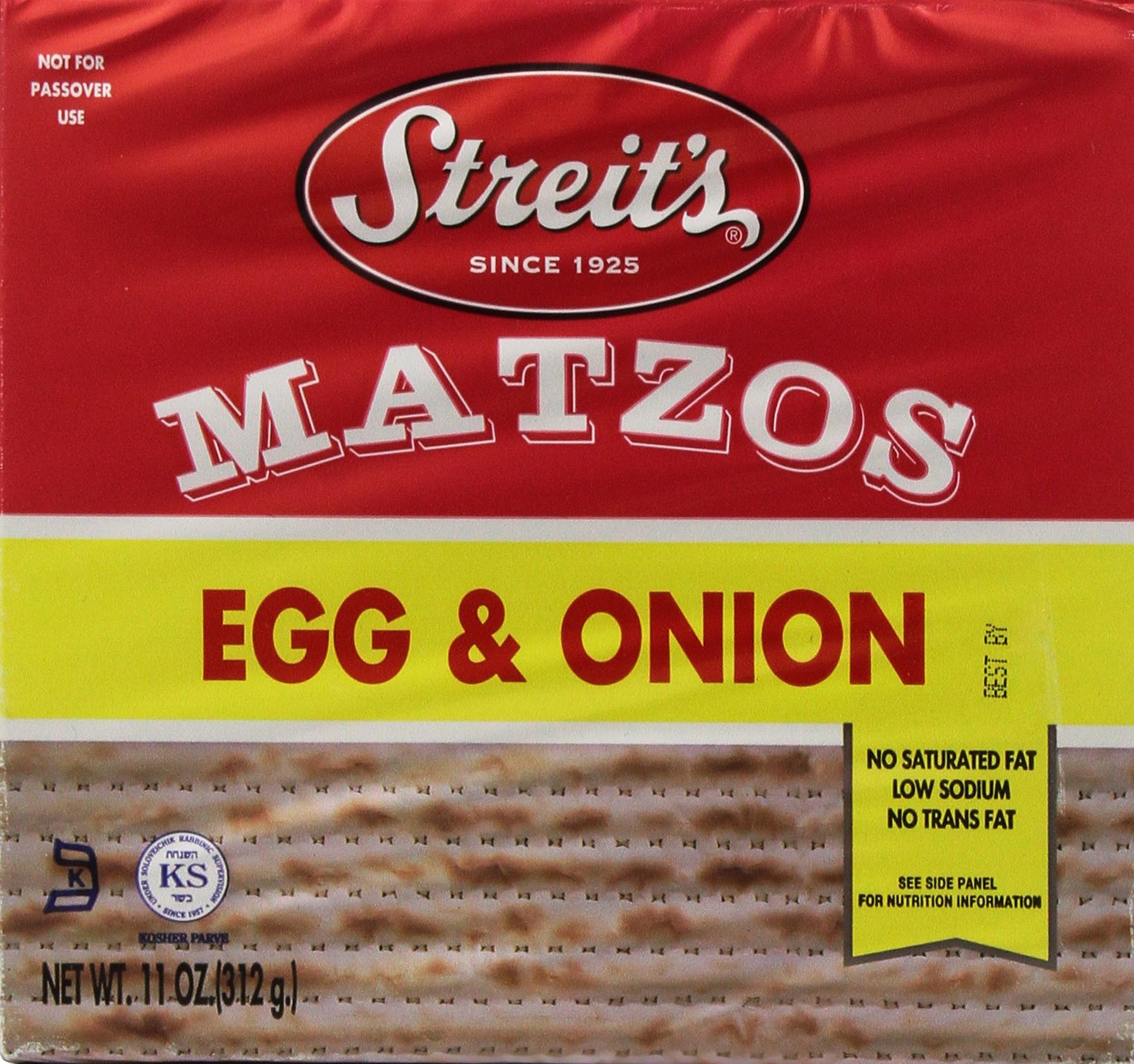 Amazon.com: Manischewitz Matzos, Egg & Onion, 10 oz