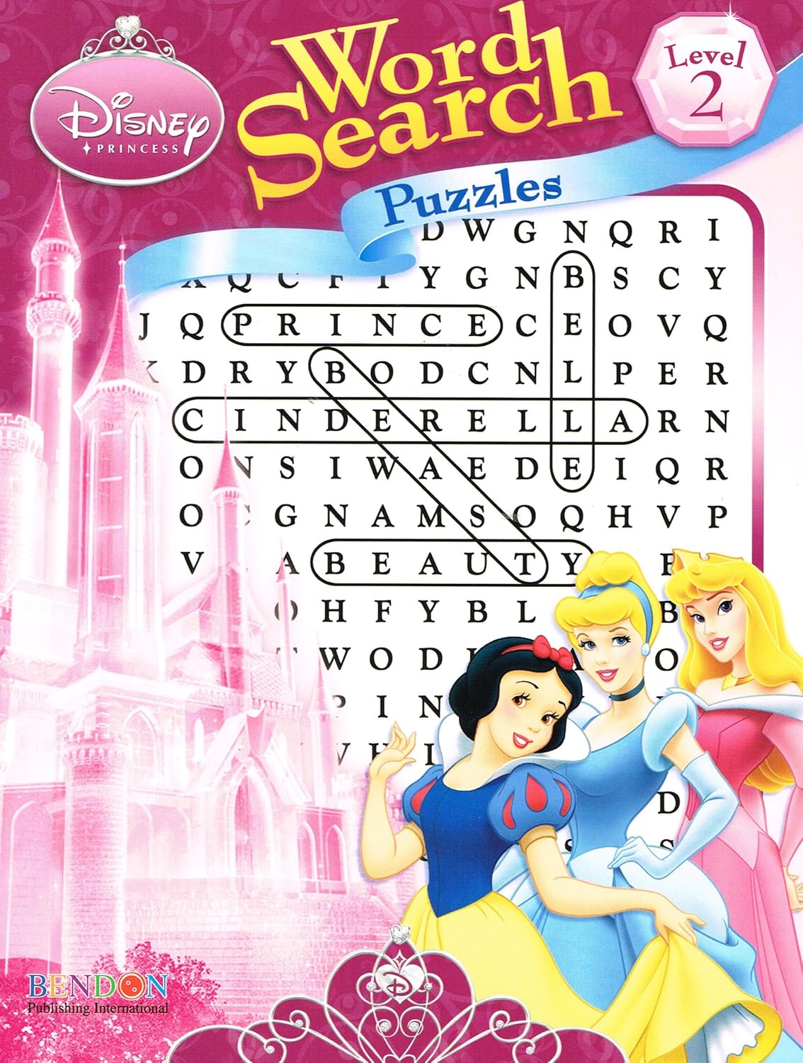 Disney Princess Word Search Puzzles (Level 2) (Level 2): Disney ...