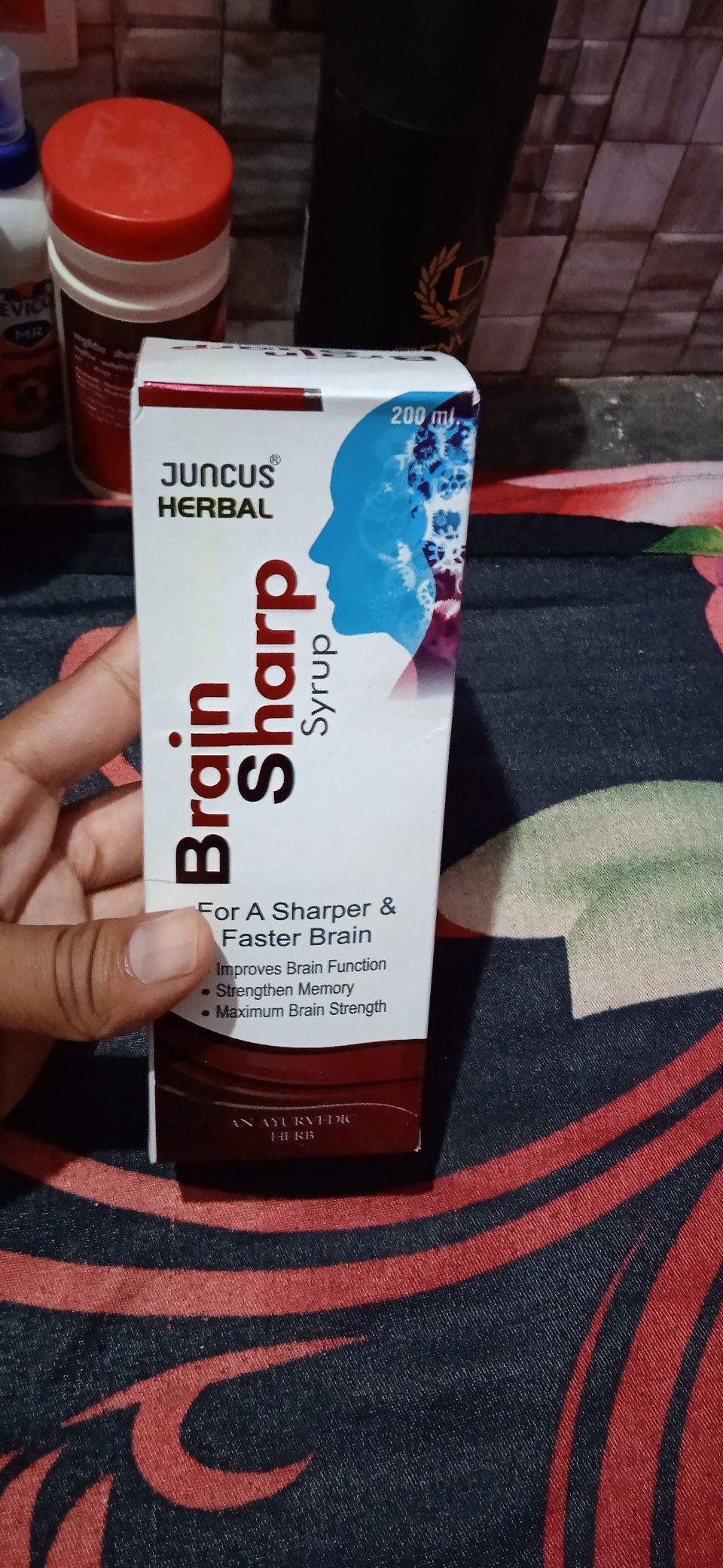 JUNCUS Brainsharp Ayurvedic Syrup (Pack of 4) for Memory, Focus ...