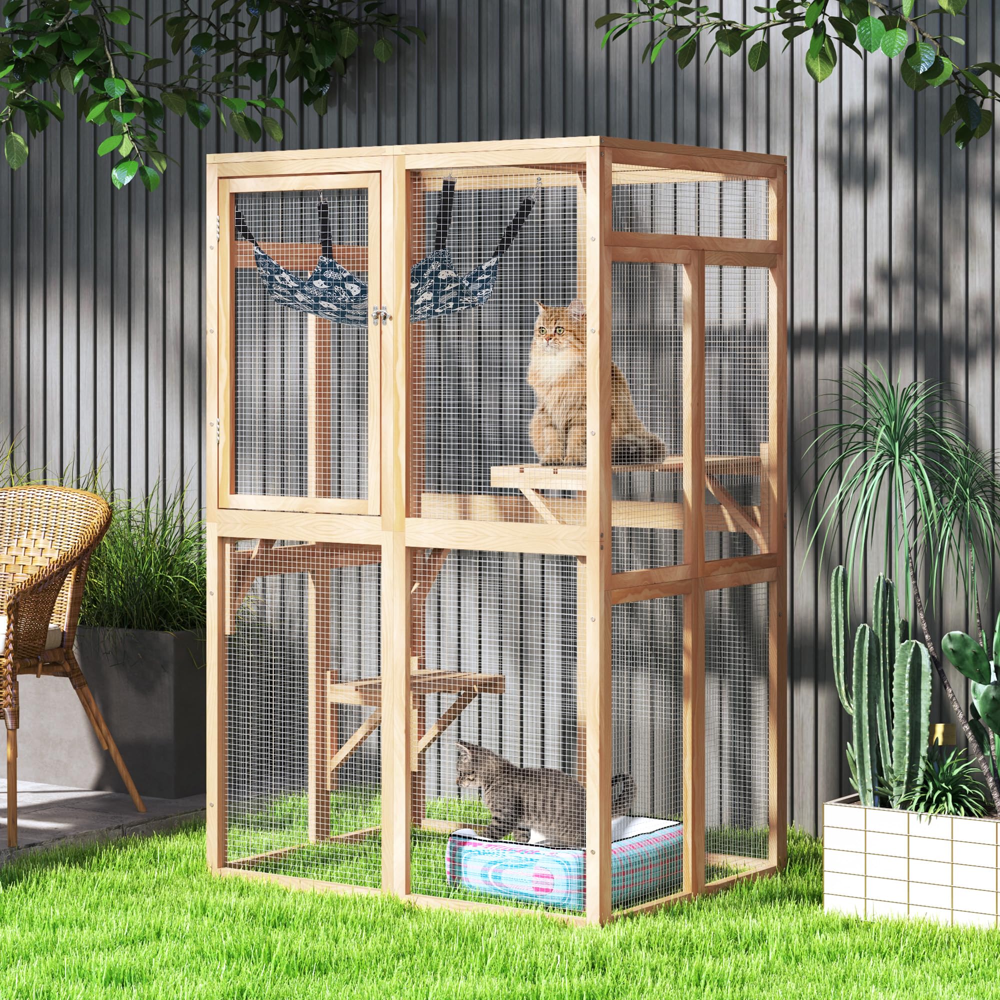 Snapklik.com : COZIWOW Catio Outdoor Cat Enclosure Window Access ...