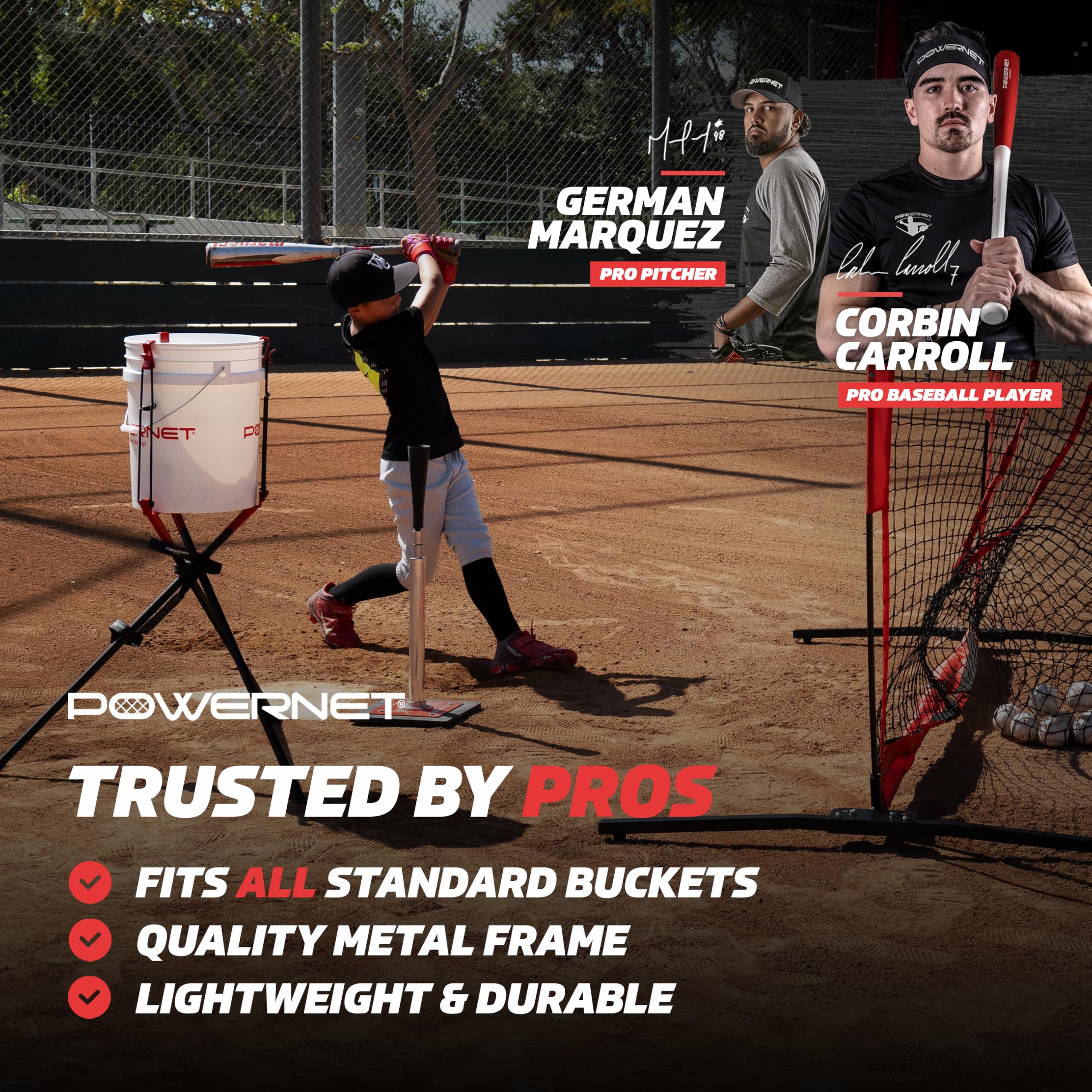 Snapklik.com : Baseball & Softball Ball Caddy, Universal Caddy Holds A ...