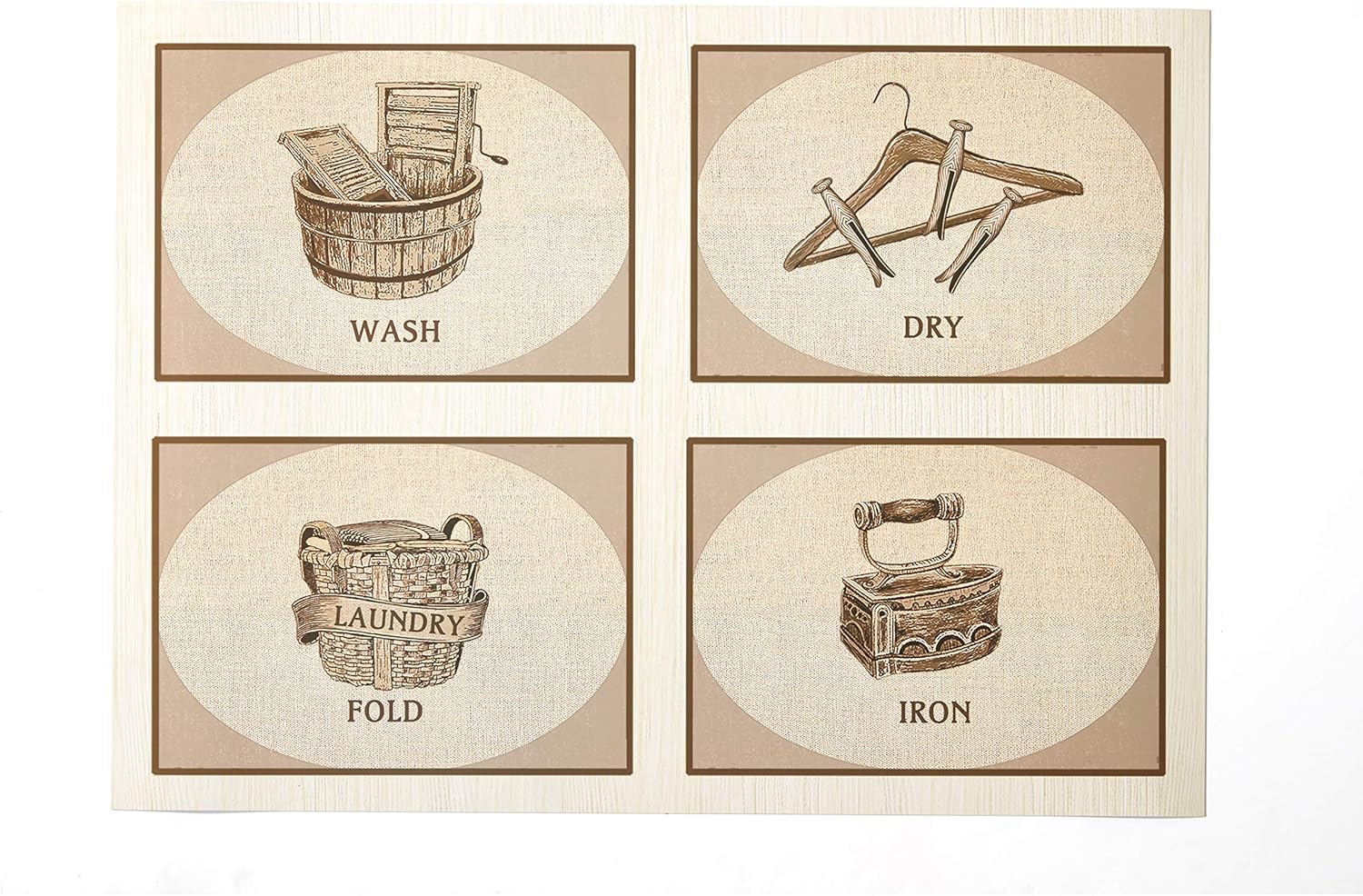 Amazon.com: Washing Machine Magnet with Vintage Design - Rustic Mudroom ...