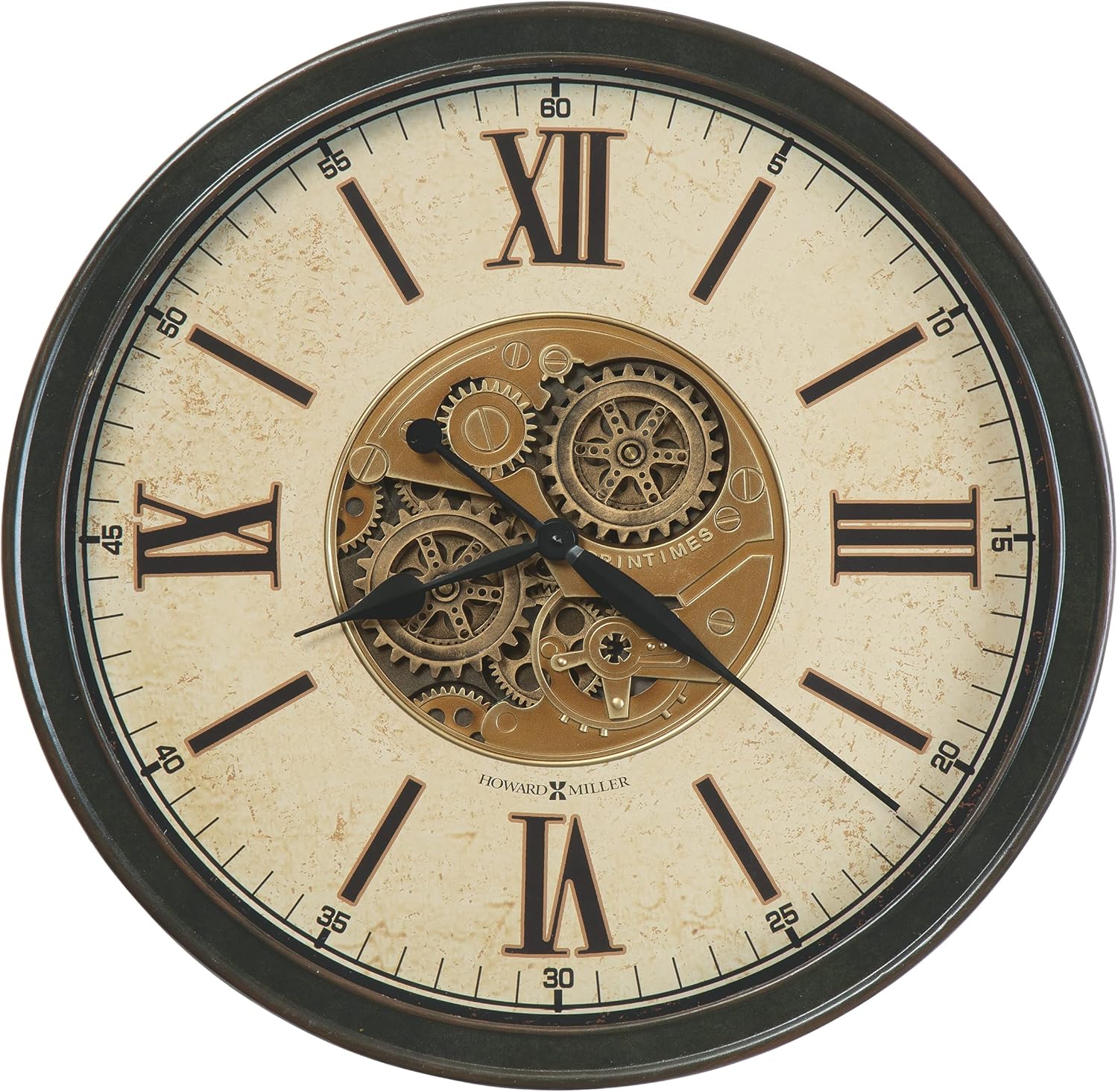 Amazon.com: Howard Miller Juliaetta Wall Clock 547-715 – Worn Black ...