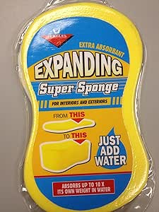 Amazon.com: Expanding Super Sponge LOT OF 6 : Health & Household