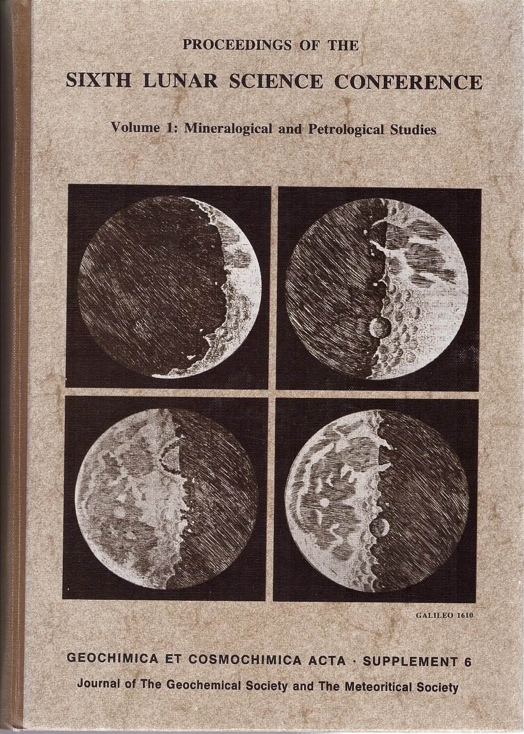 Proceedings of the Sixth Lunar Science Conference. Volume 1 ...
